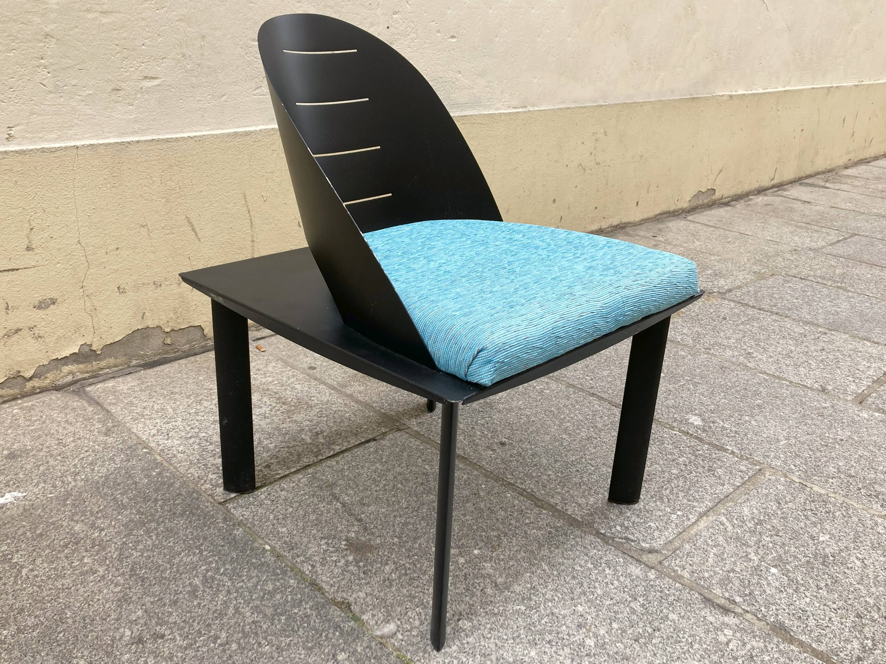 Fauteuil par Patrice Bonneau édition Genexco années 1980 | Selency