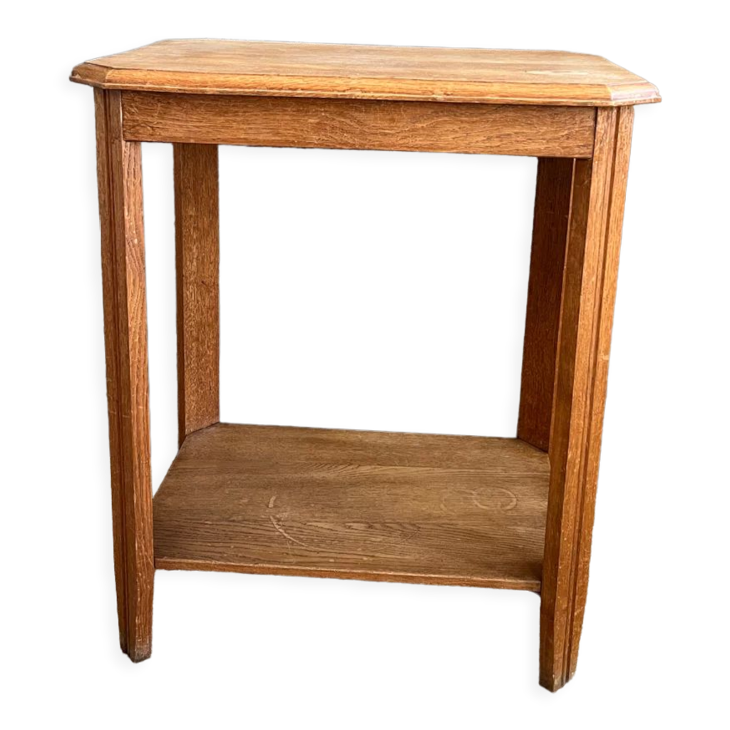 Table console en bois brut | Selency