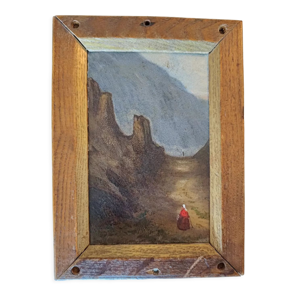 Tableau miniature ancien | Selency