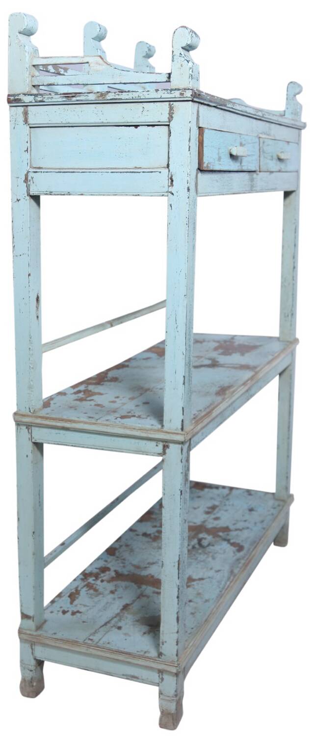 Étagère ancienne en teck birman | Selency