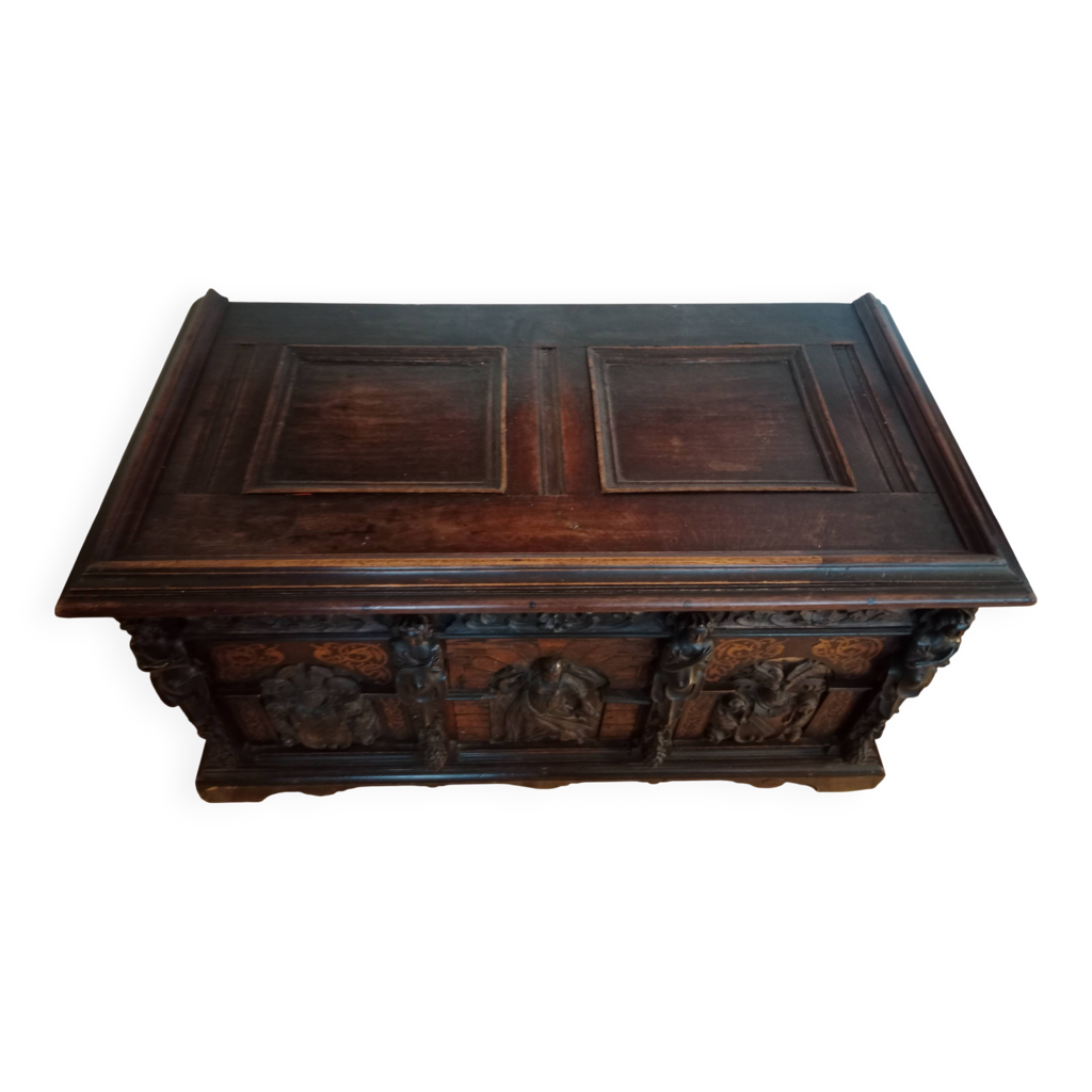 Coffre ancien pièce unique du XIXème | Selency