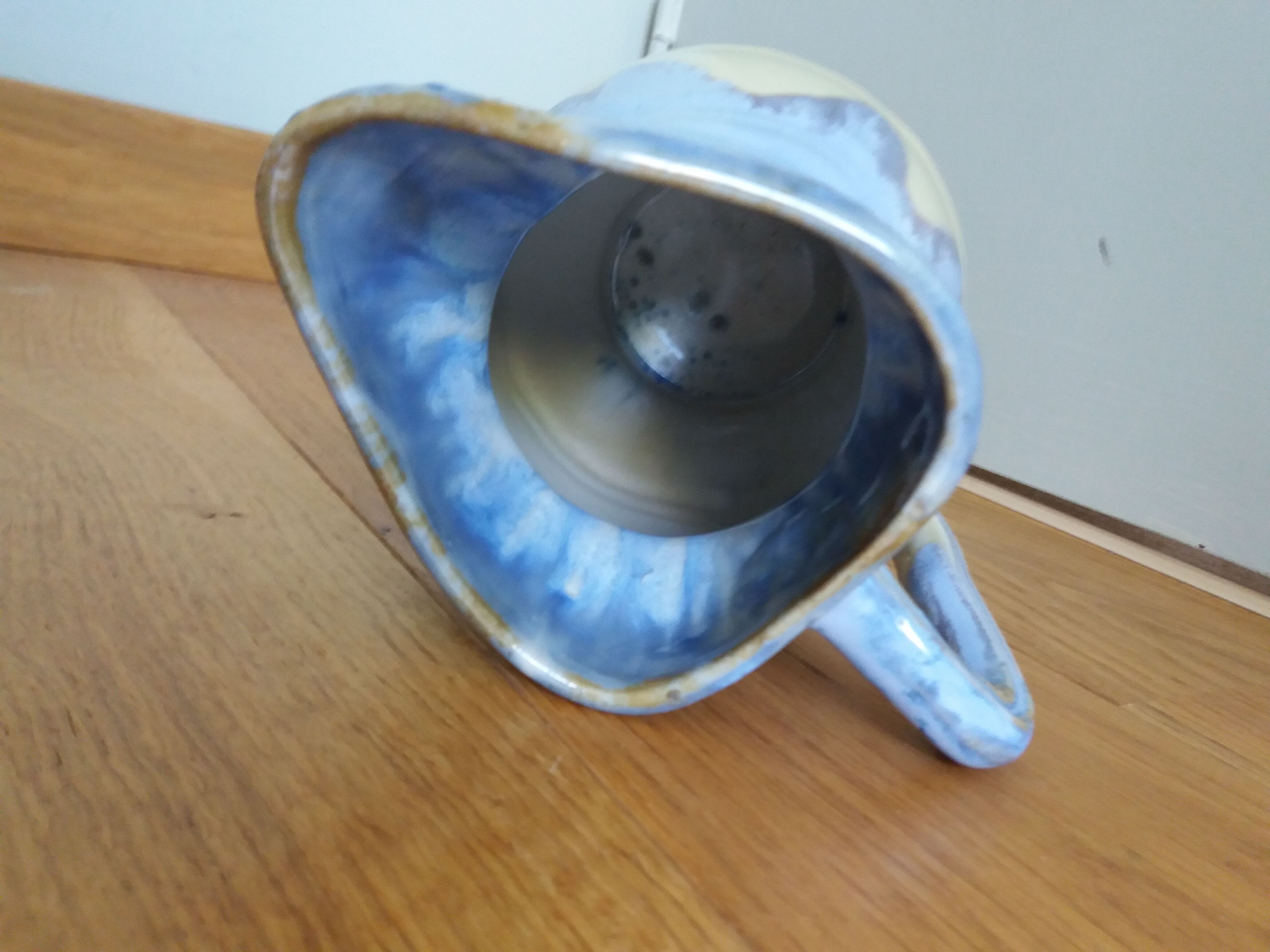 Pichet bleu pastel signé | Selency