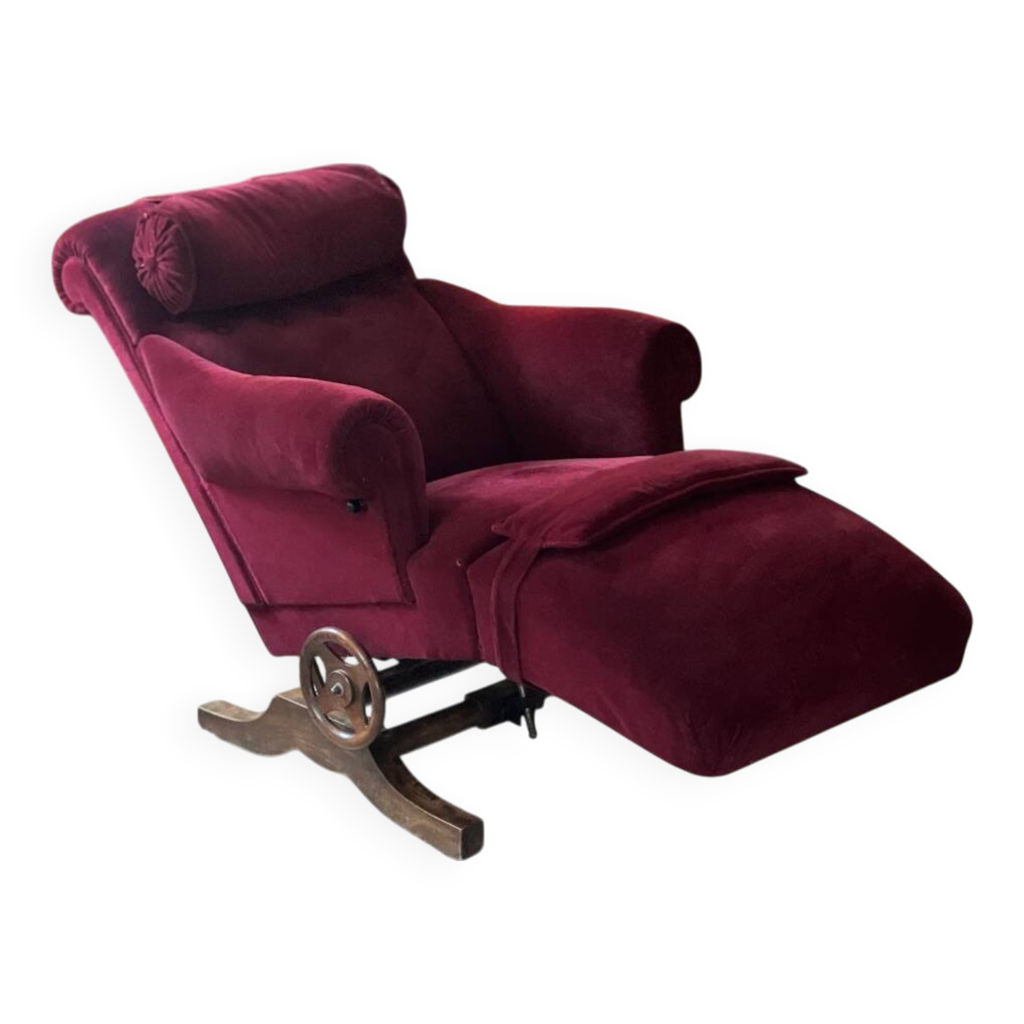 Fauteuil "Le Surrepos" Du Dr. Pascaud Rouge, Paris, 1920 | Selency