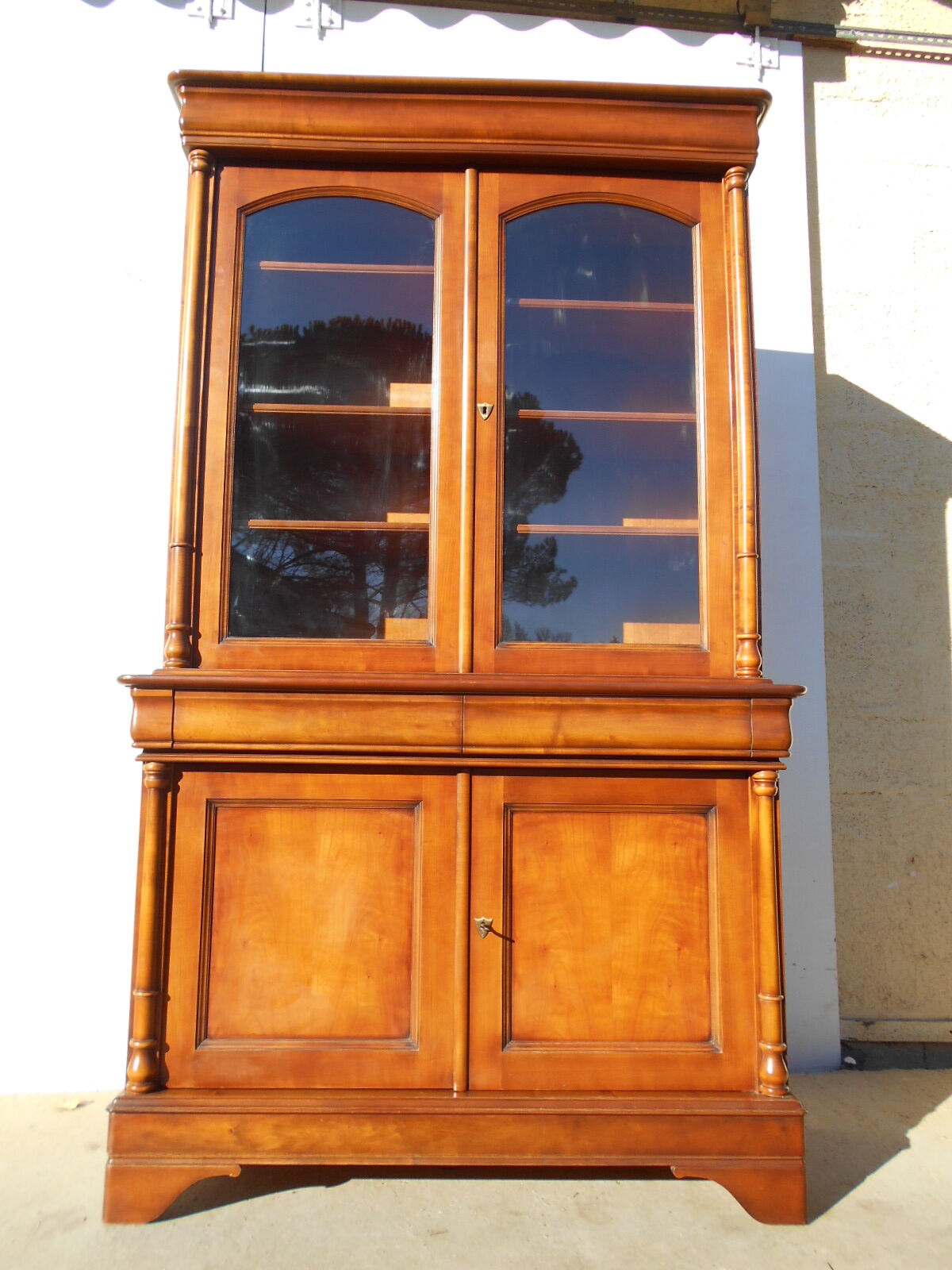 Vaisselier en merisier massif, style Louis-Philippe | Selency