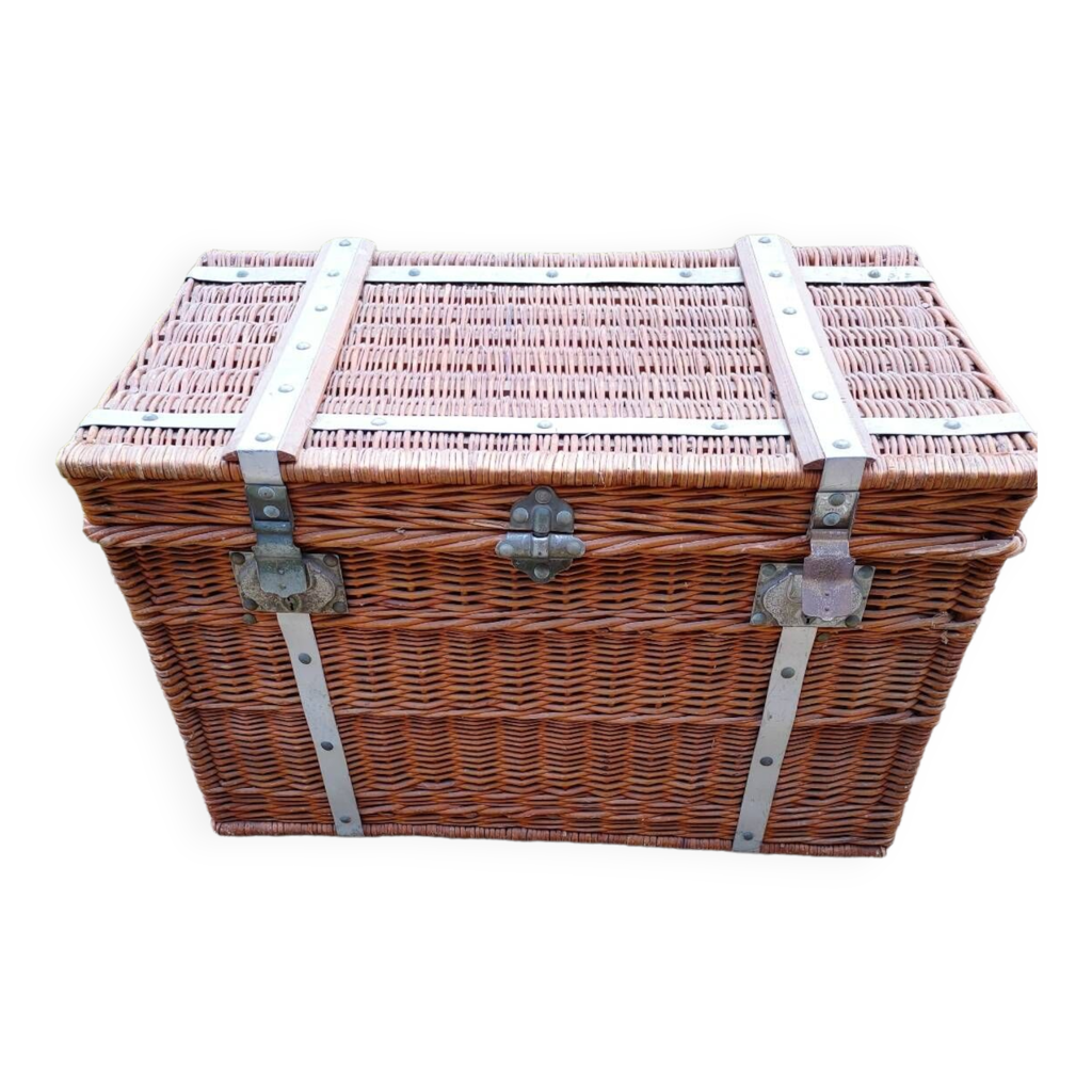 Malle en osier | Selency