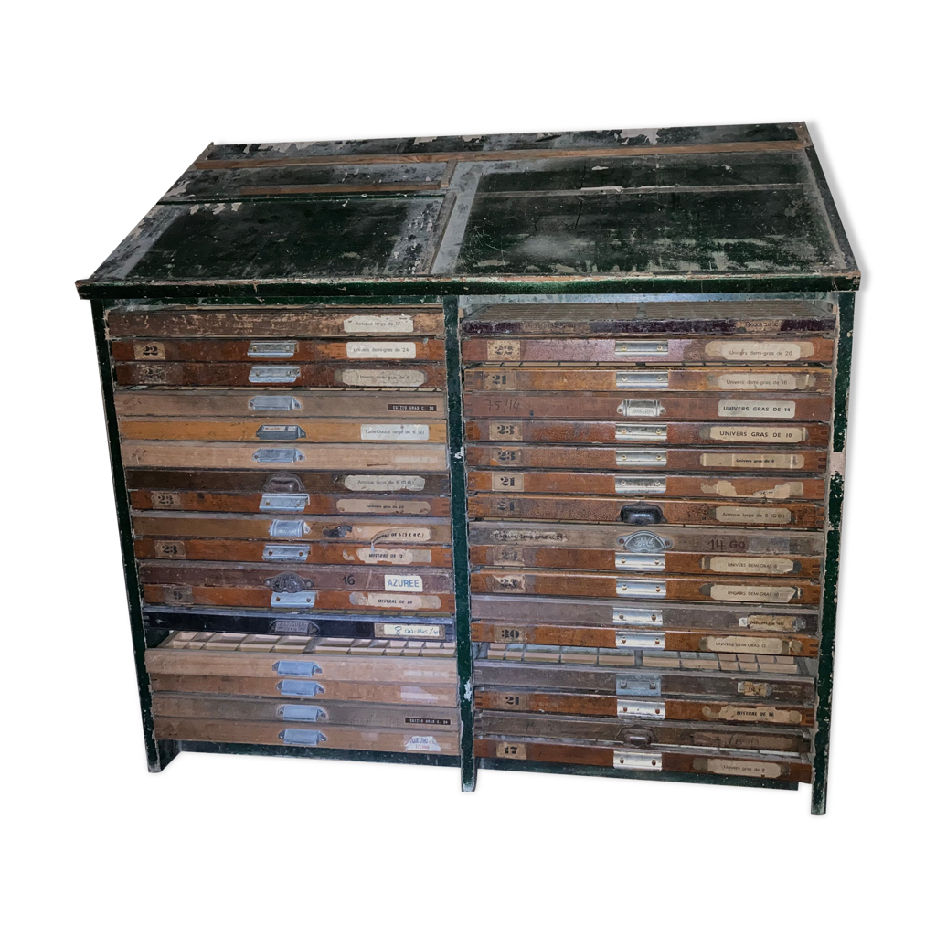 Meuble d'imprimerie | Selency