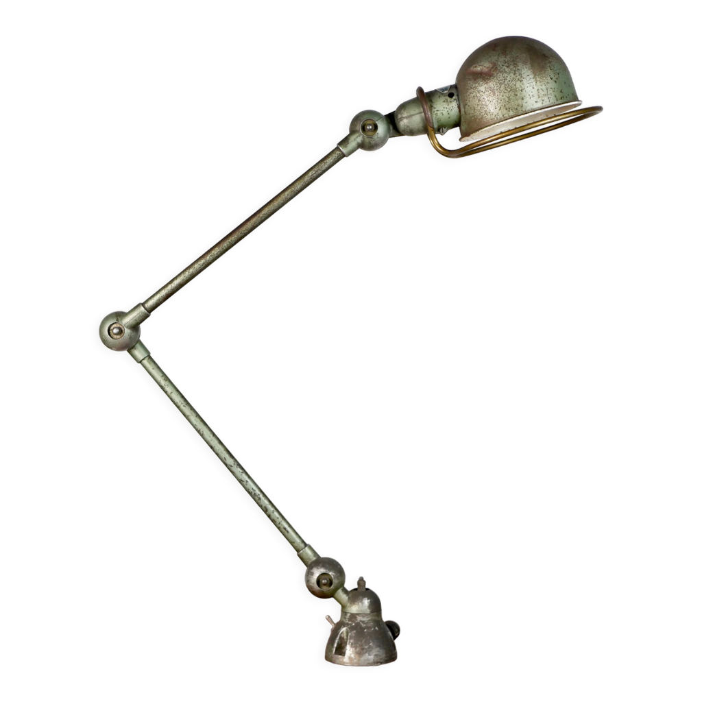 Lampe Jieldé vert vespa 2 bras | Selency