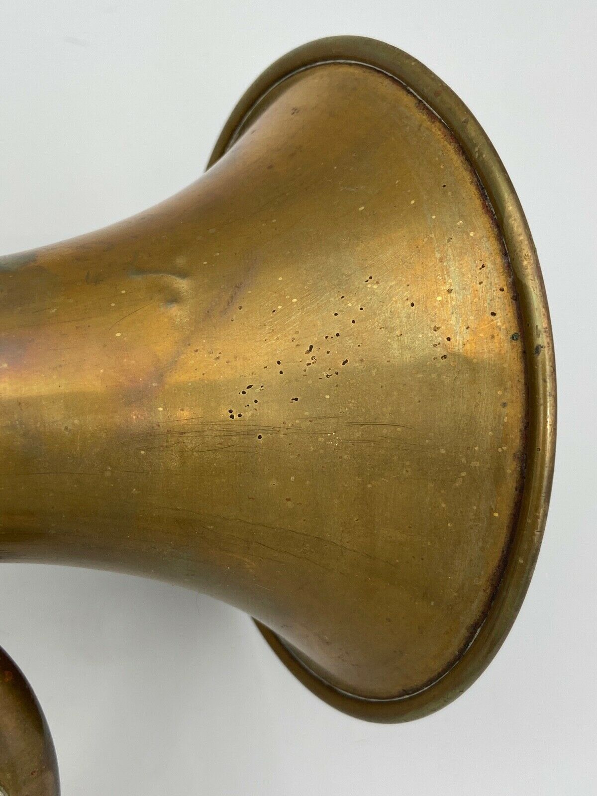 ANCIEN CLAIRON CUIVRE COUESNON ET CIE FOURNISSEURS DE L ARMEE PARIS 1923 | Selency