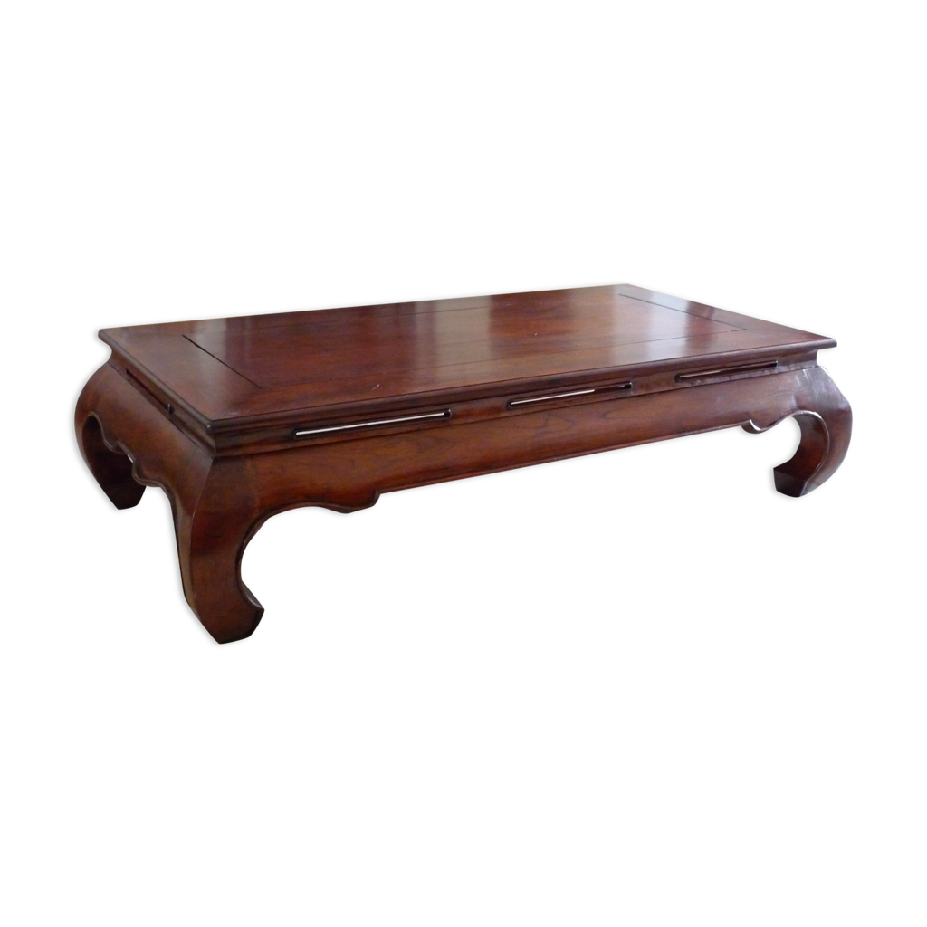 Table basse teck massif | Selency