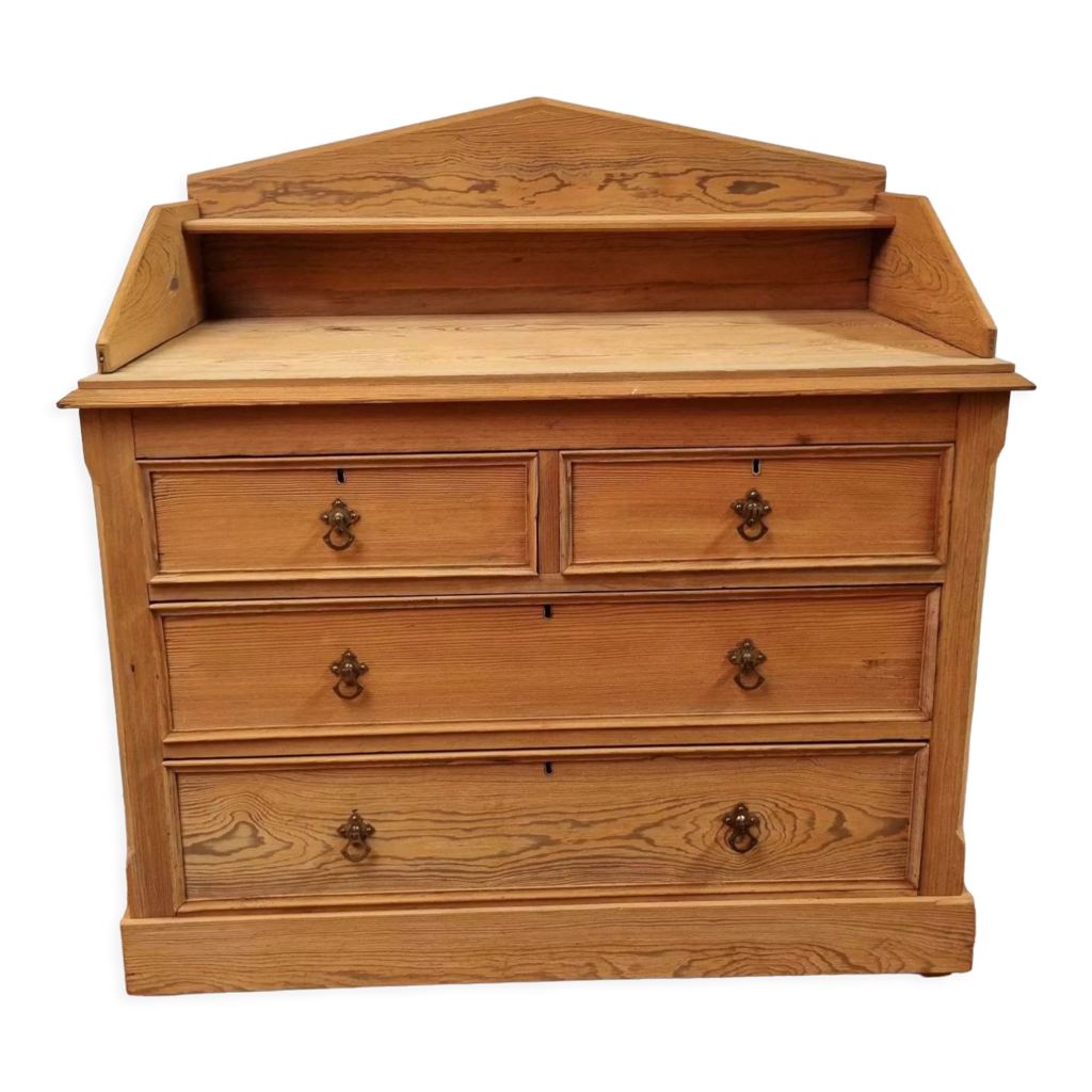 Commode en pitchpin pin aerogommée | Selency