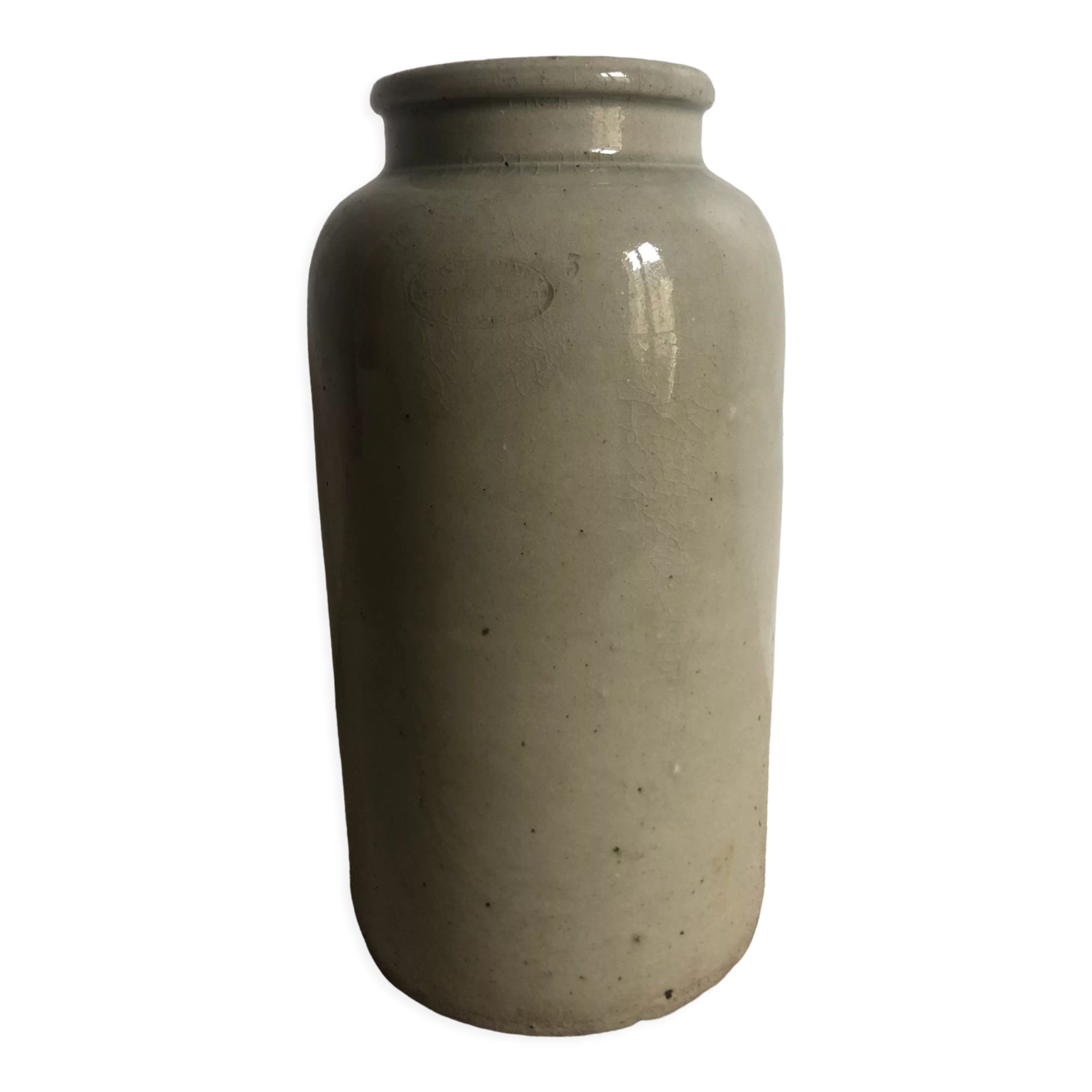 Pot en grès gris vernissé | Selency