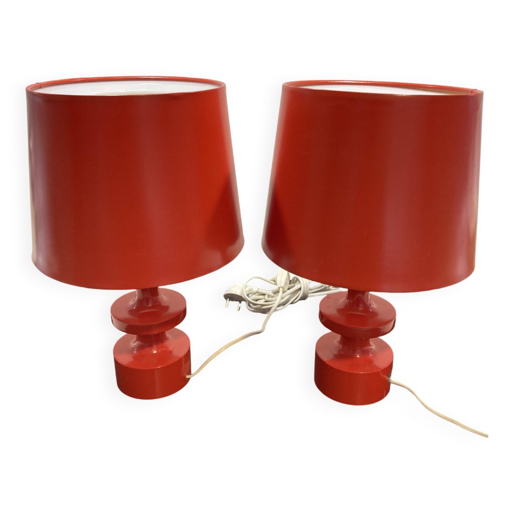 Paire lampes à poser 1970 | Selency