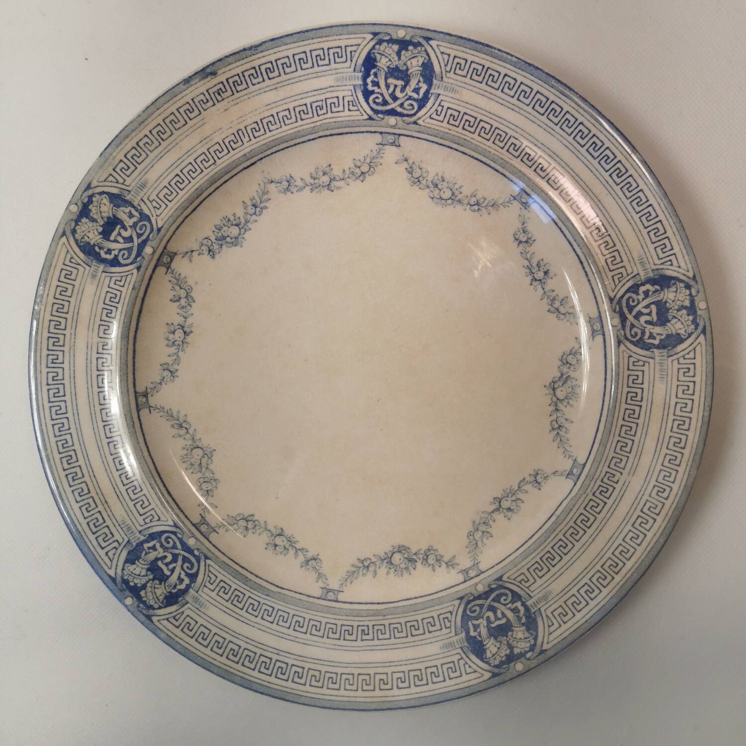 Assiette Terre de fer, Cie Franco-Anglaise 78 rue Turbigo - Paris | Selency