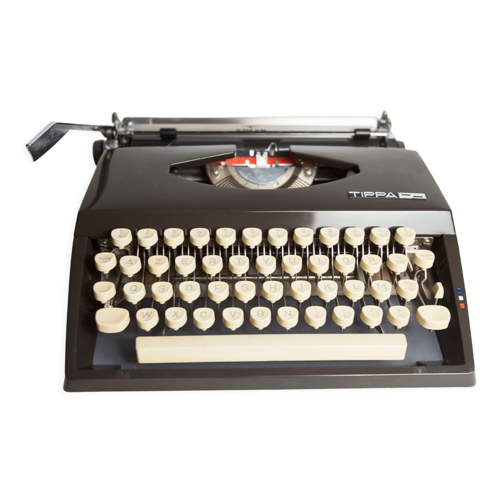Machine à écrire Adler Tippa S révisée et ruban neuf | Selency