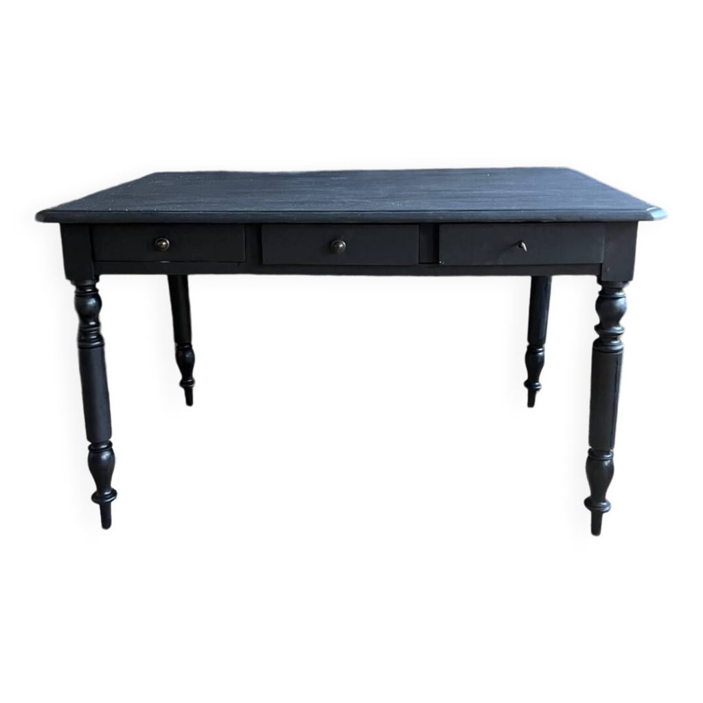 Bureau noir mat ancien | Selency