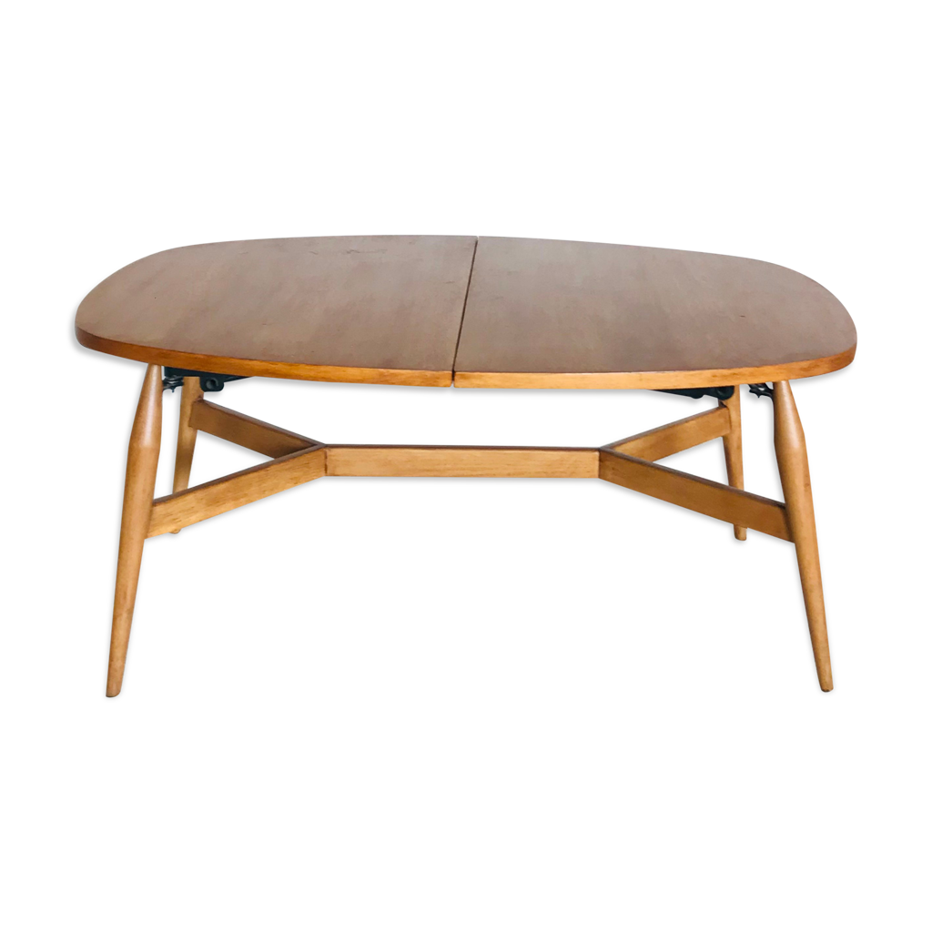 Table basse smorrebrod scandinave années 60 | Selency