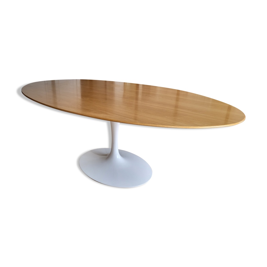 Table ovale 198cm d'Eero Saarinen, Knoll | Selency