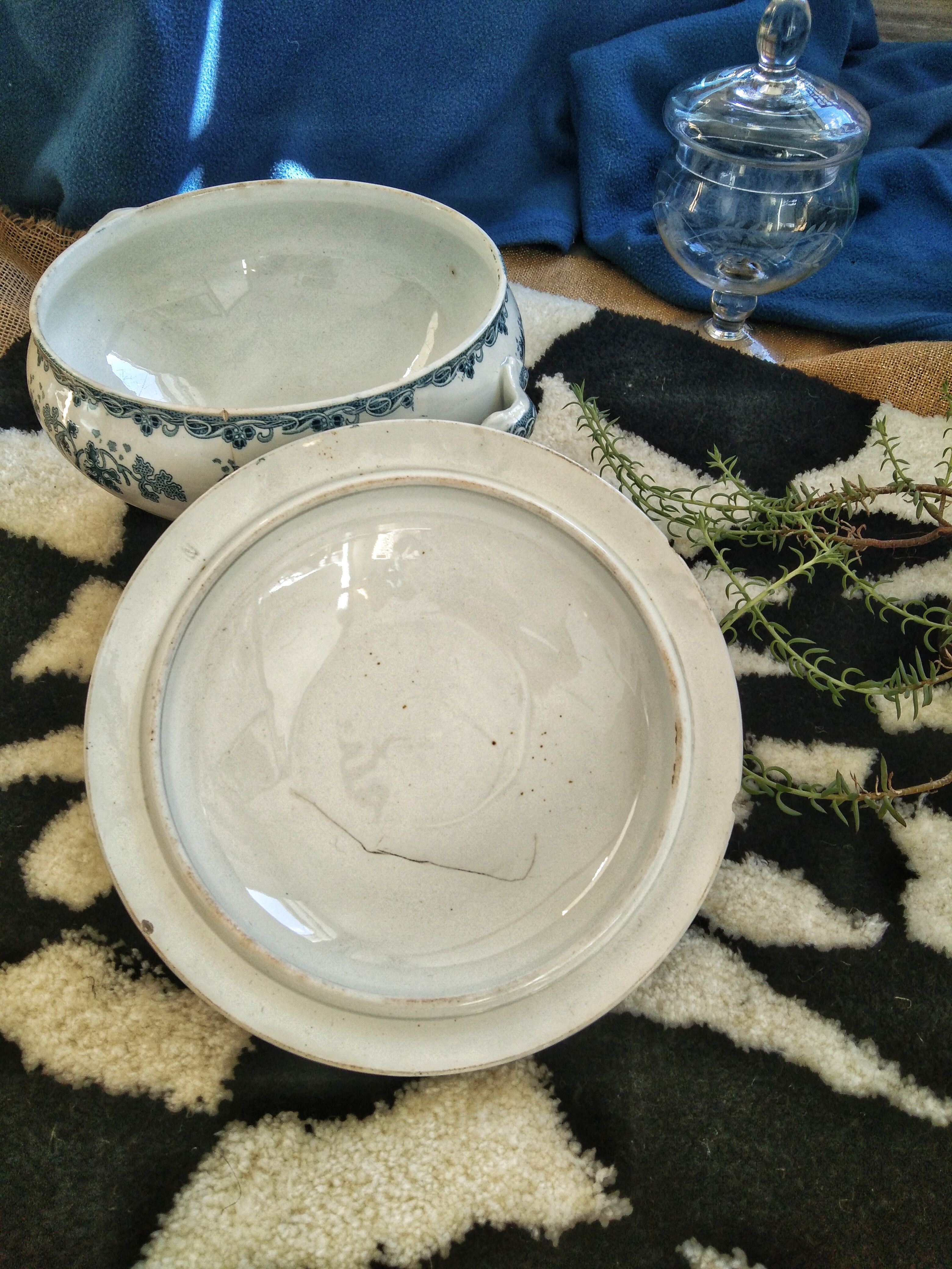 Soupière ancienne saint amand et hamage nord modern style fin xixème ...