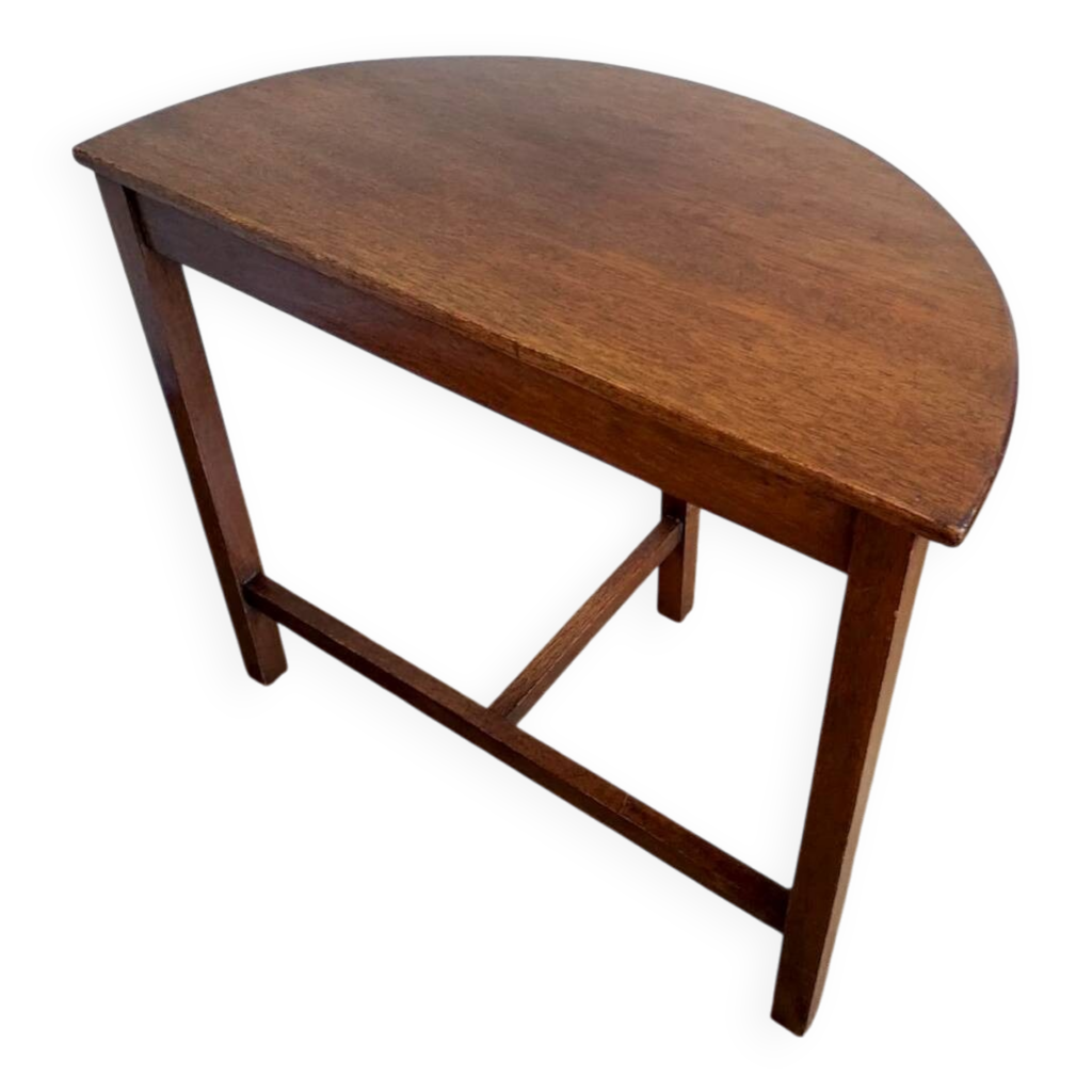 Table basse vintage en demie lune | Selency