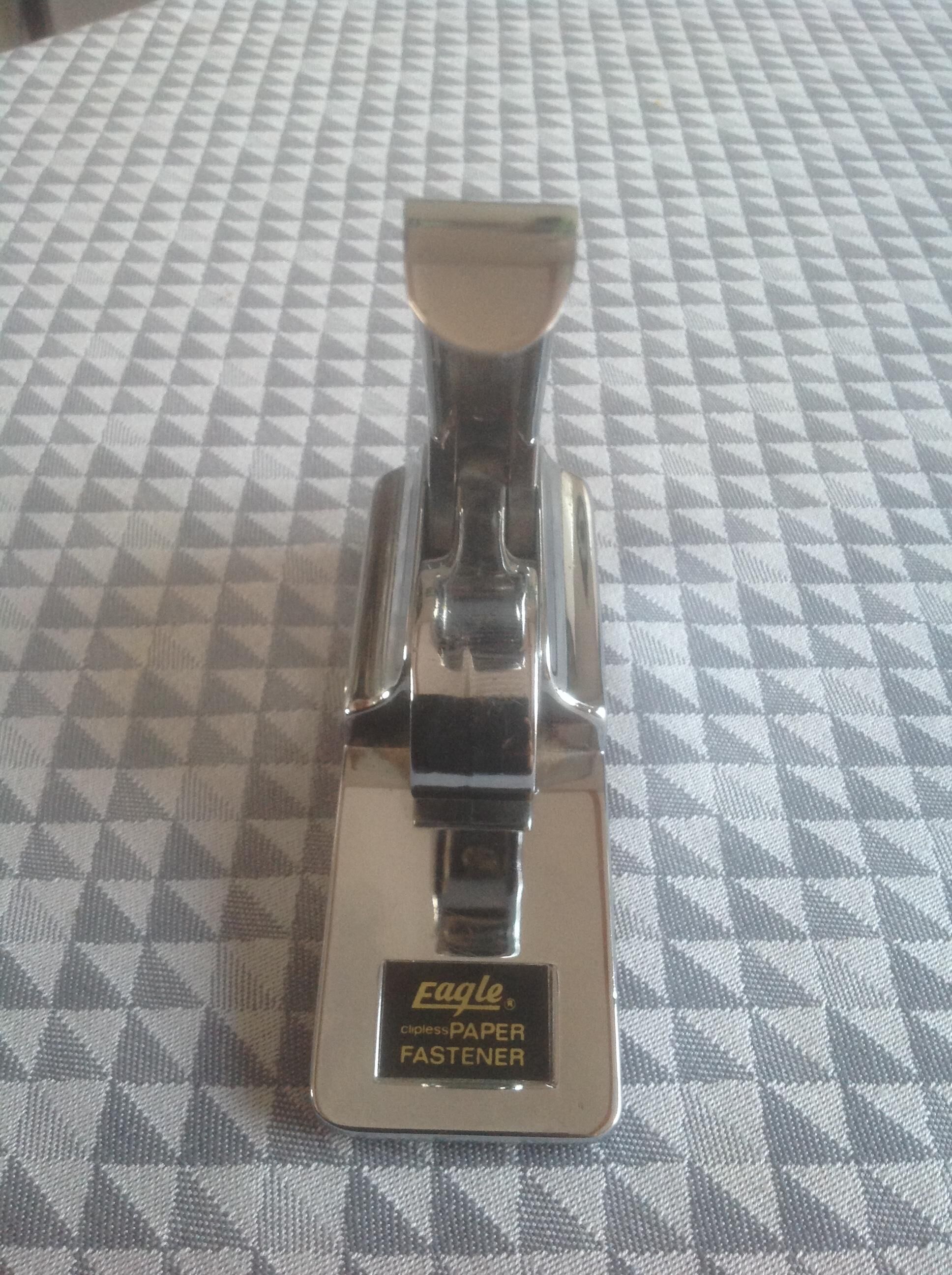 Relieuse Vintage année 50, attache papier : EAGLE clipless paper ...