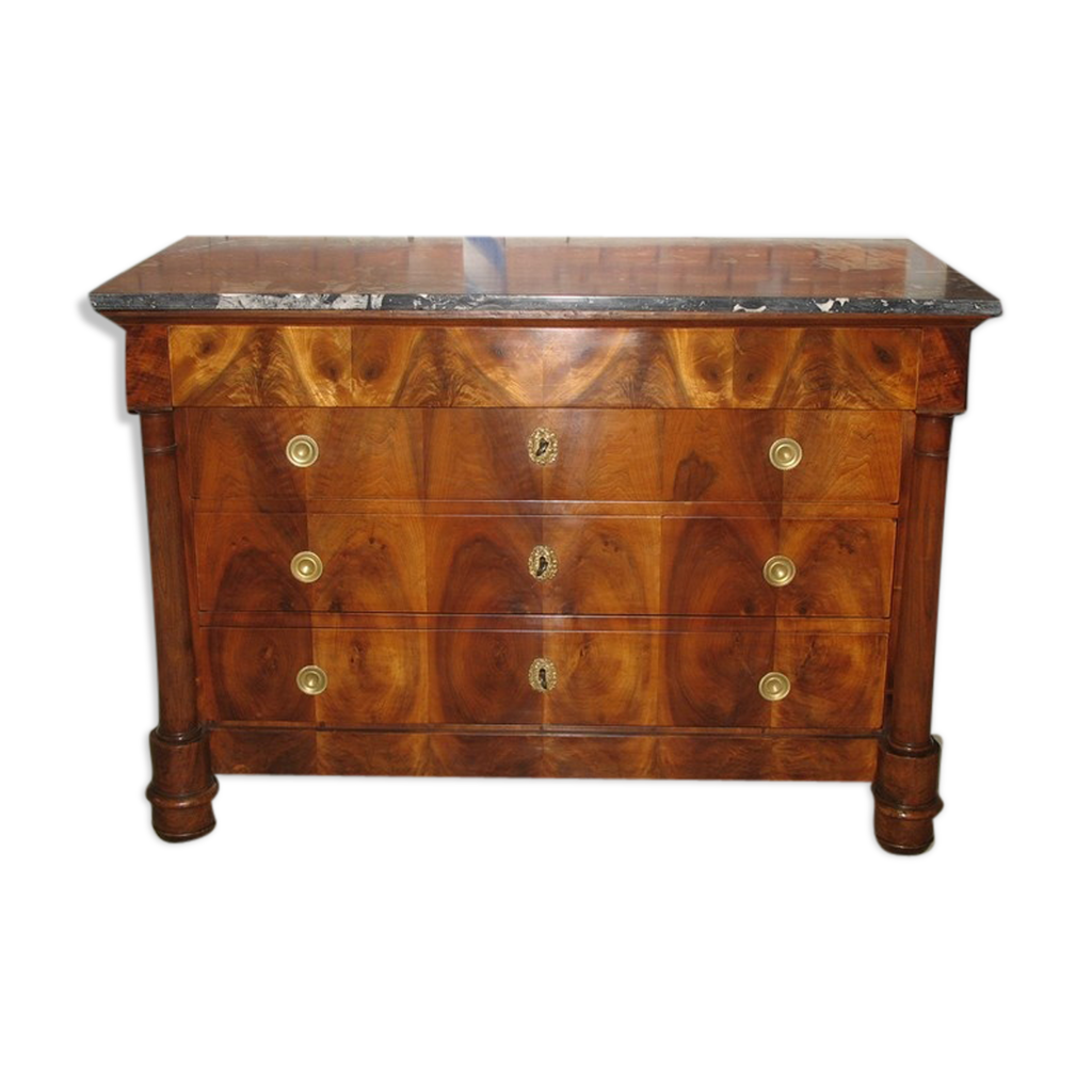 Commode empire en noyer Début XIXeme | Selency