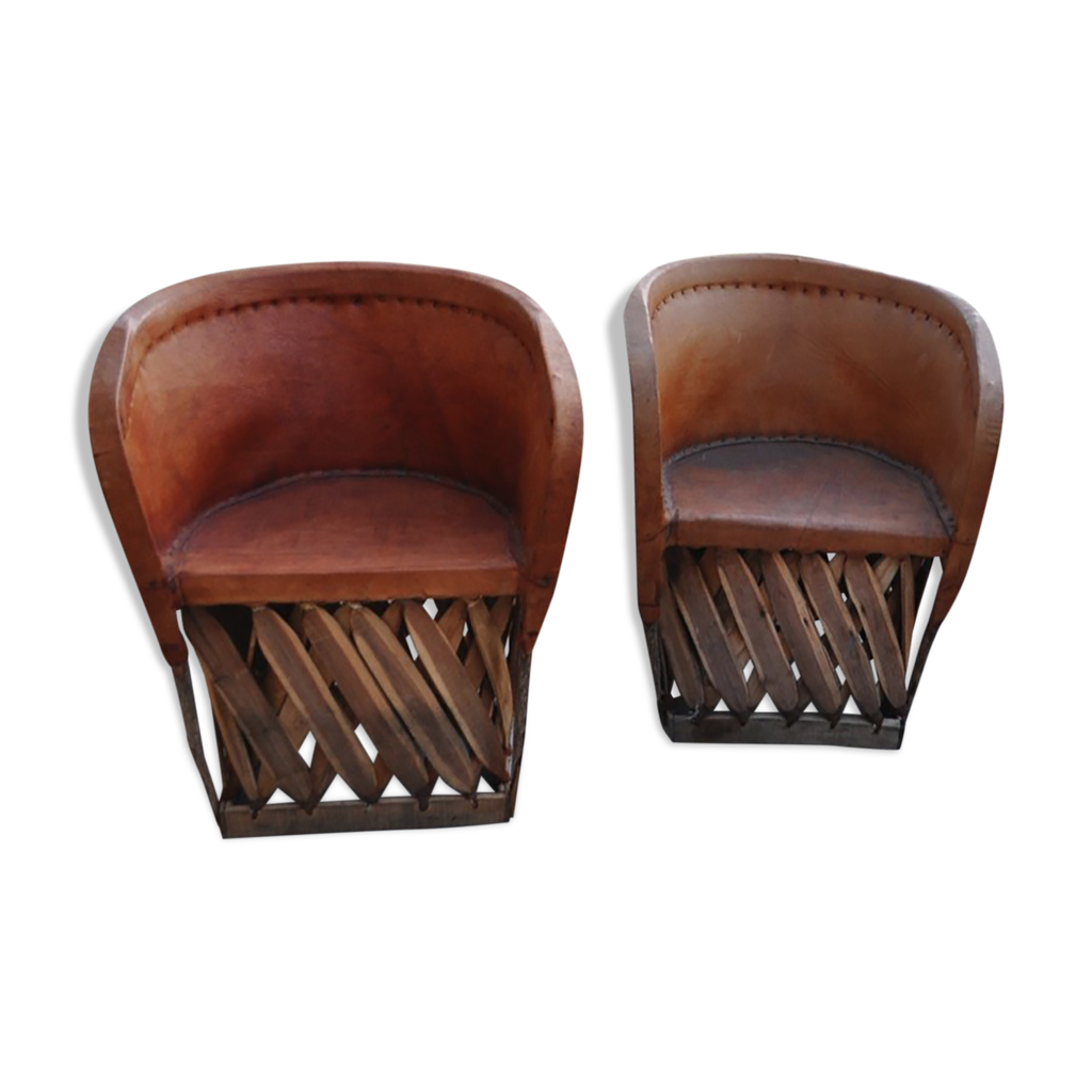 Mexican leather chairs store