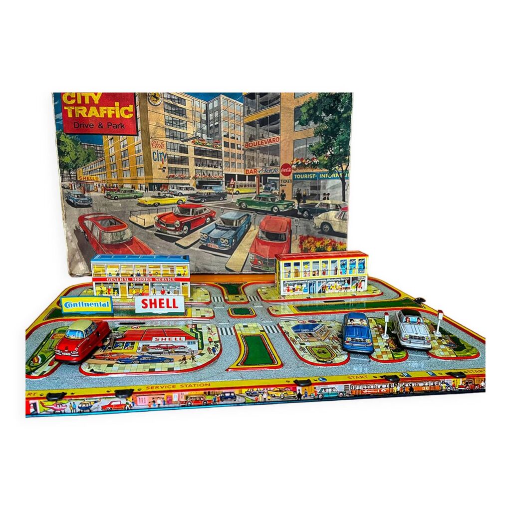 circuit n° 313 "city traffic" de la marque allemande technofix de 1966 ...