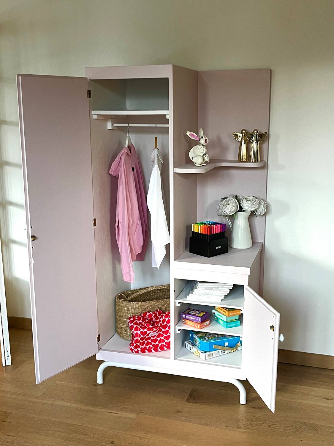 Armoire d’internat vintage, rénovée | Selency