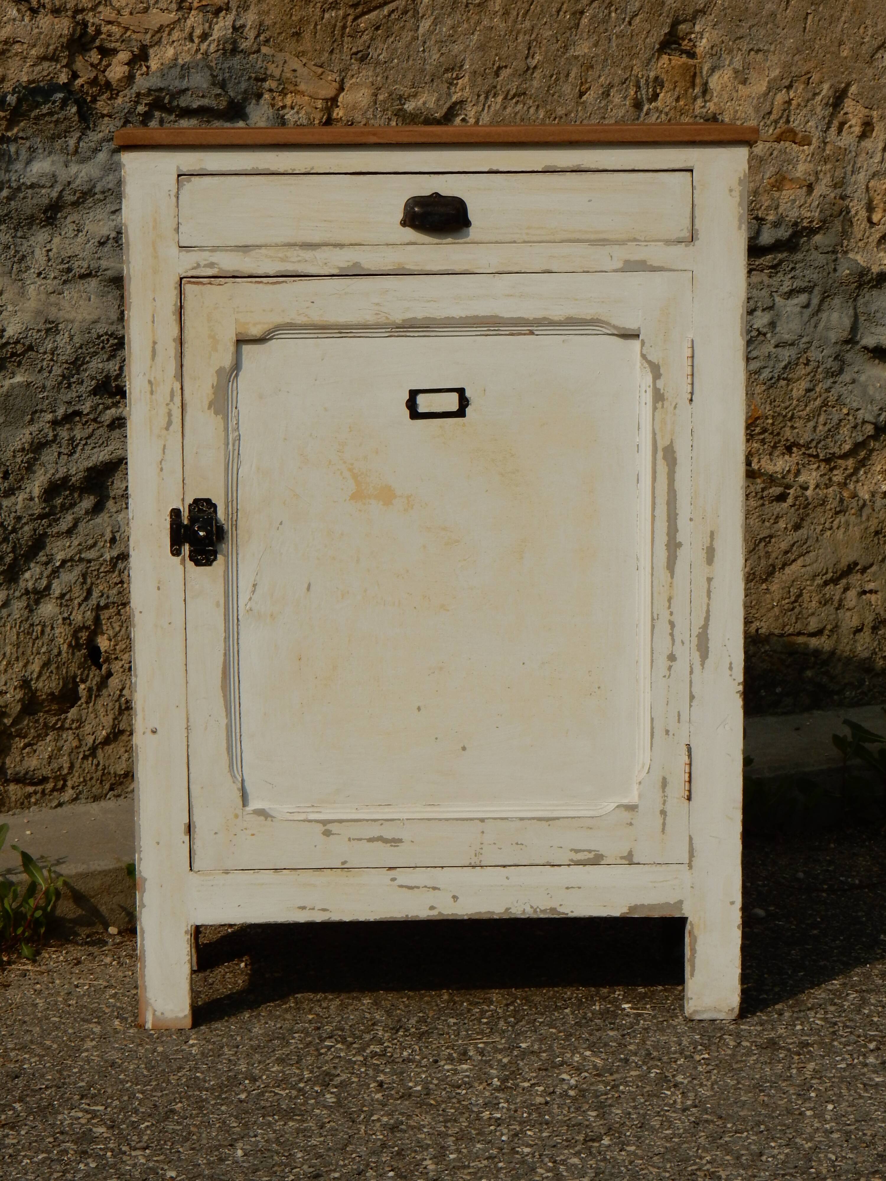 Petit buffet parisien - Meuble d'atelier - Confiturier de style industriel | Selency