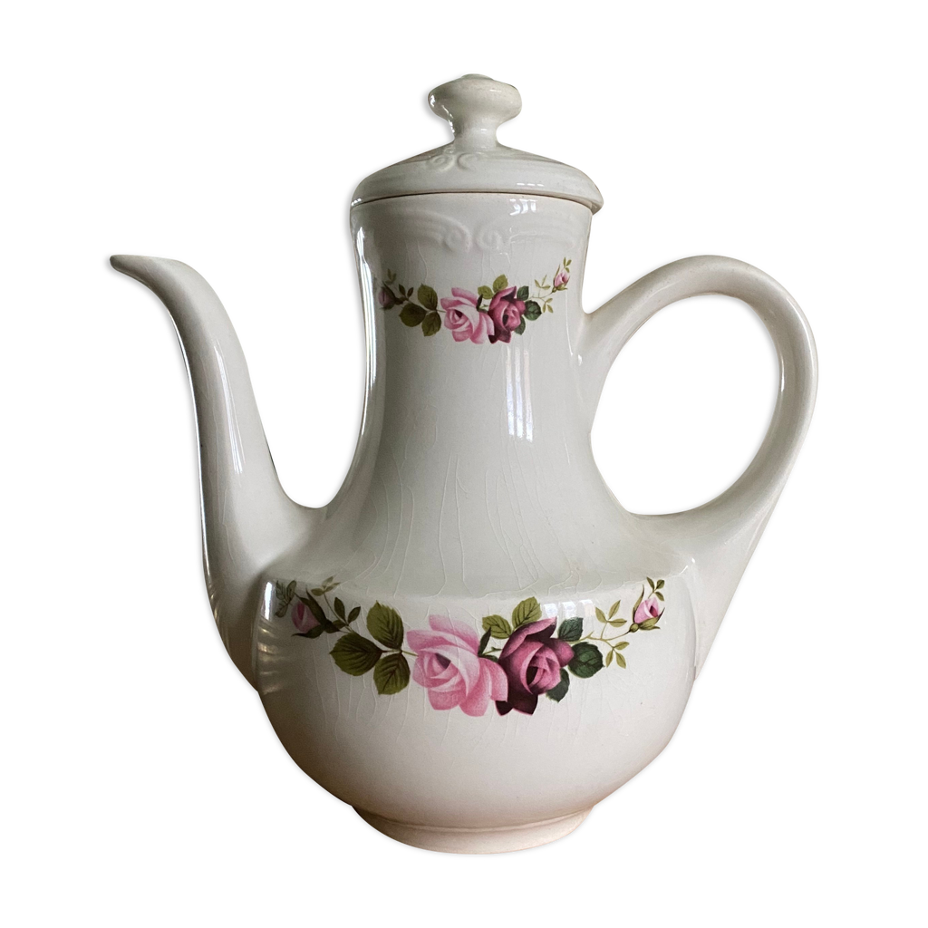 Théière ancienne faïence Gien modèle Champs | Selency