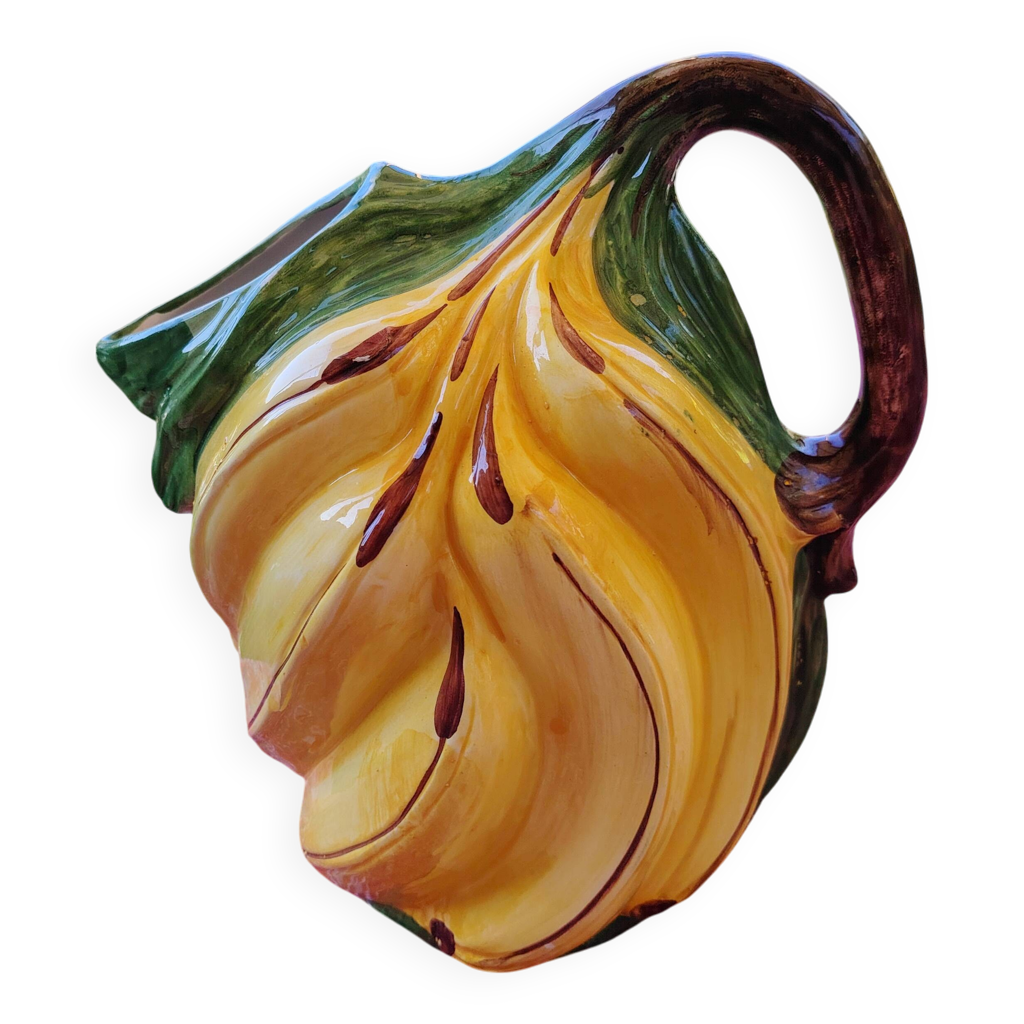 pichet barbotine en forme de bananes | Selency