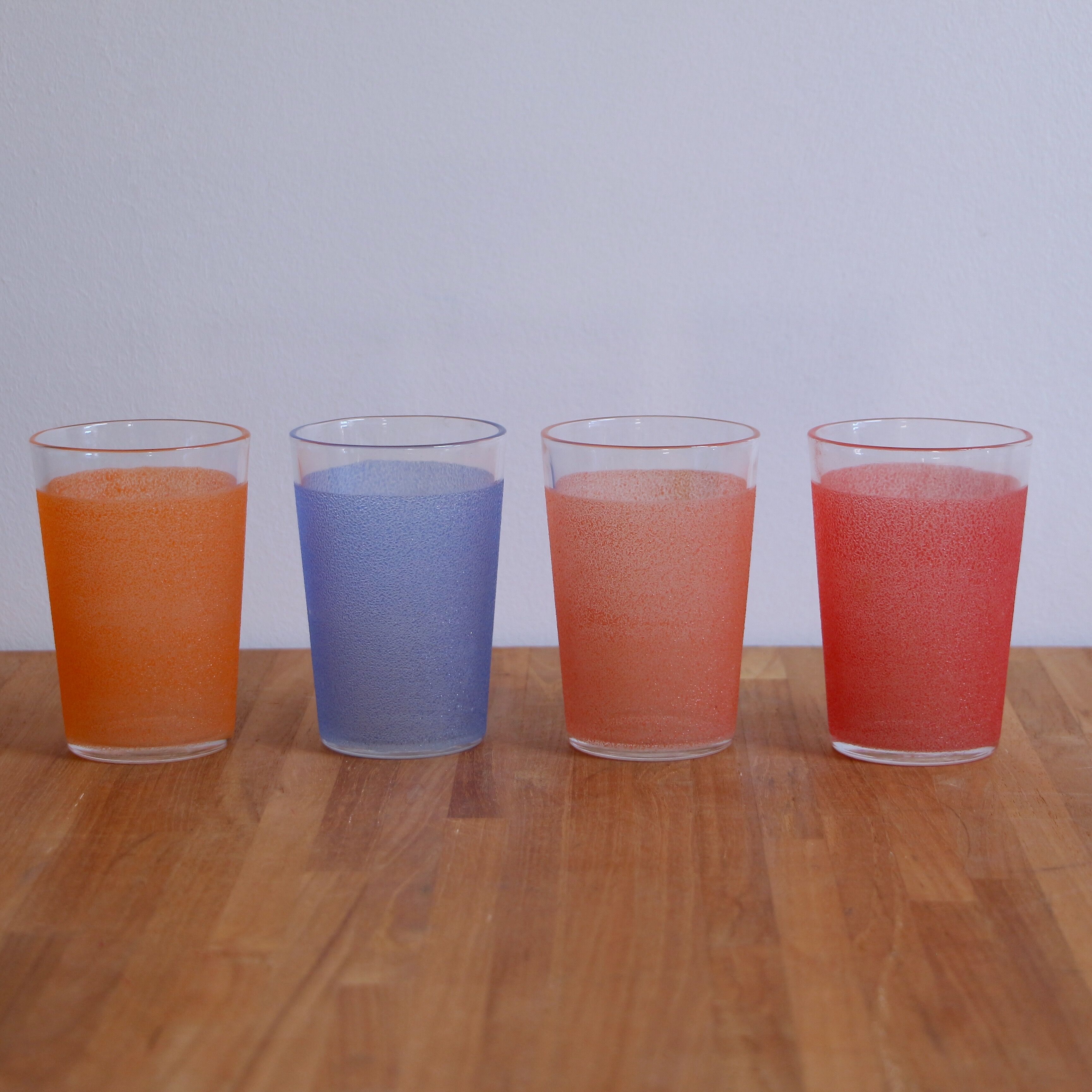 Verres à eau coloré granité | Selency