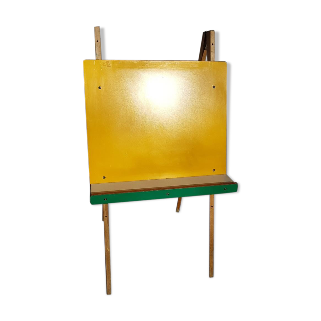 Tableau d'écolier jumeau double face formica | Selency