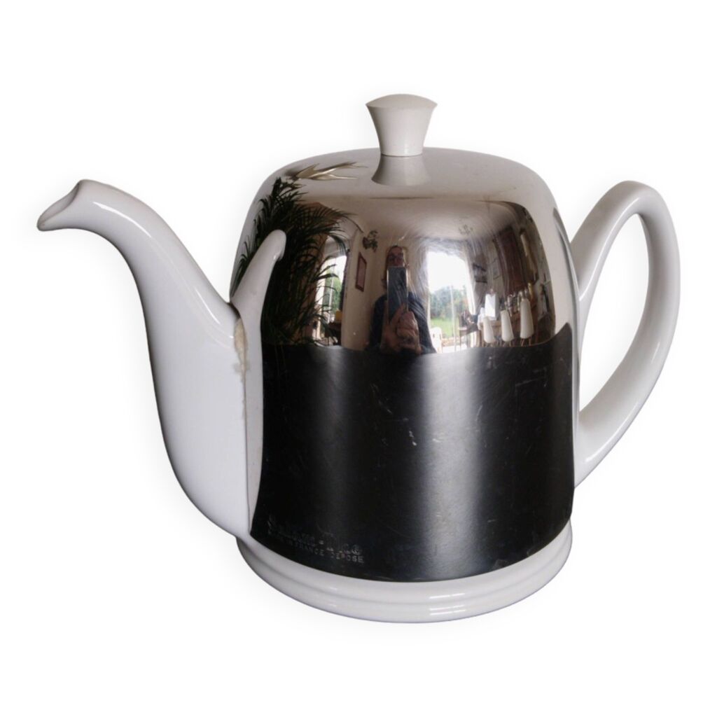 Théière Salam blanche , avec couvercle cloche isolant, Villeroy et Boch ...