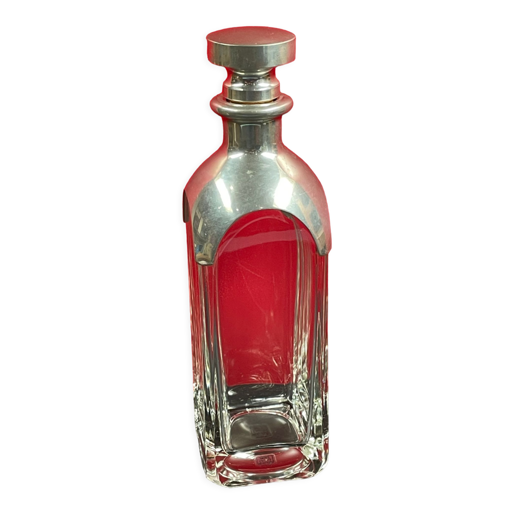 Carafe cristal et étain (étains du manoir) france 28 cm | Selency