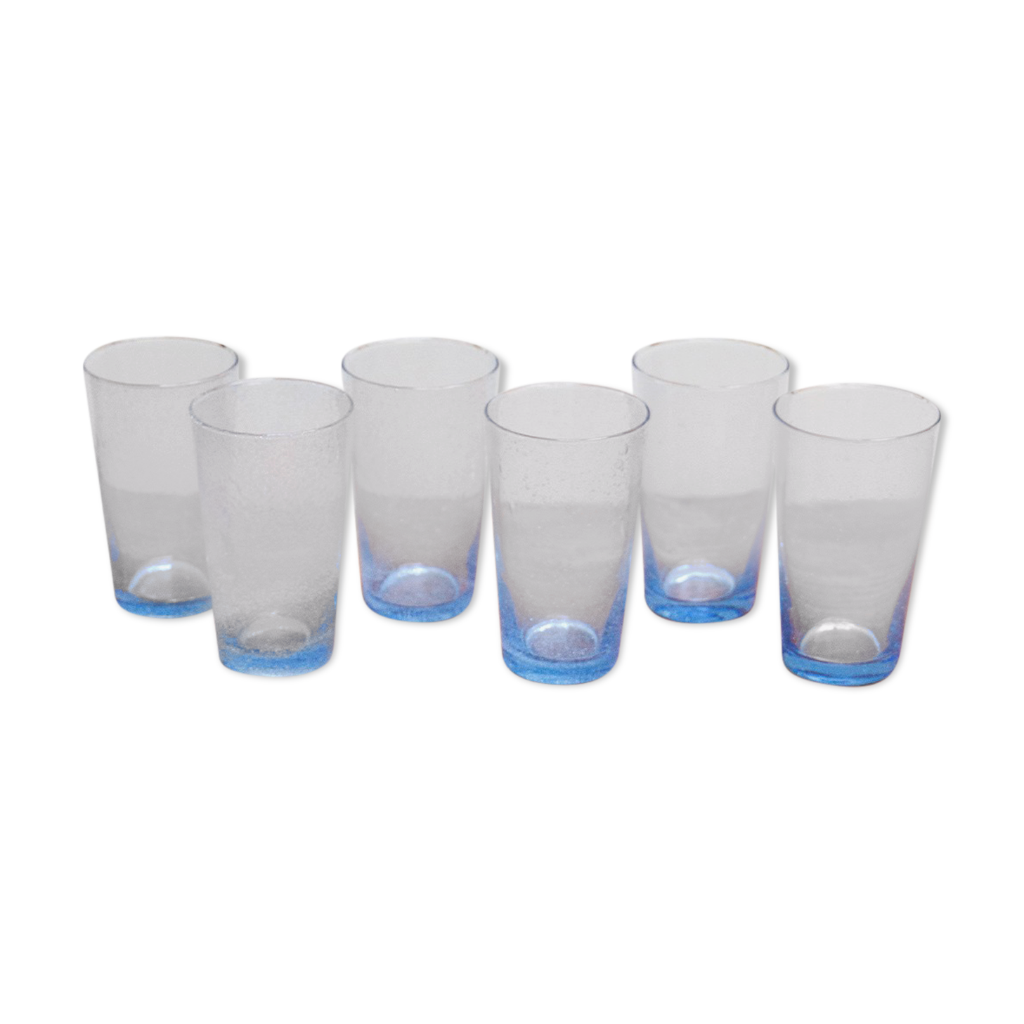 Verres Biot Blue Water, lot de 6 | Selency