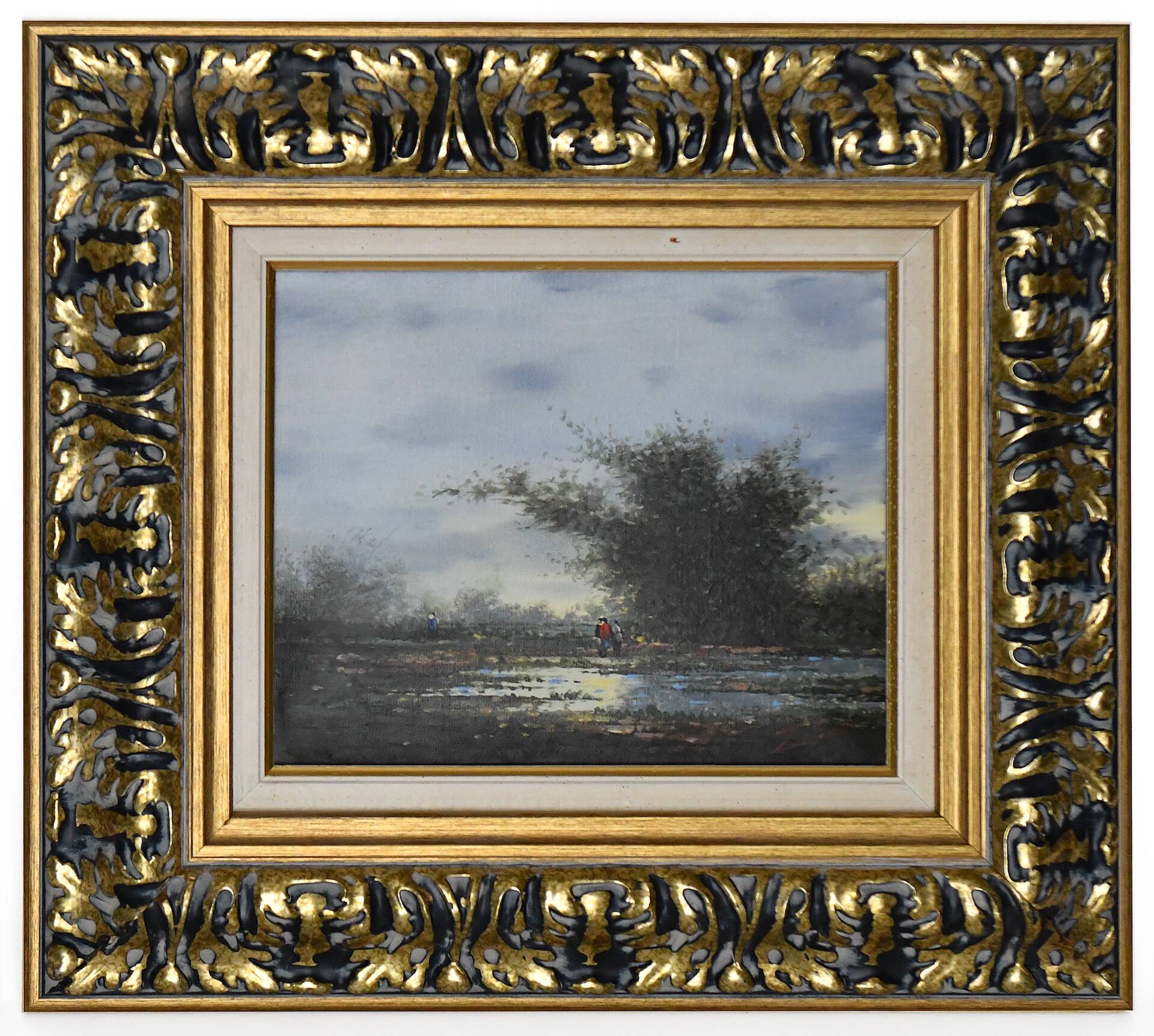 Marius ZABIN (né en 1956 à Varsovie) Paire de huiles sur toile ...