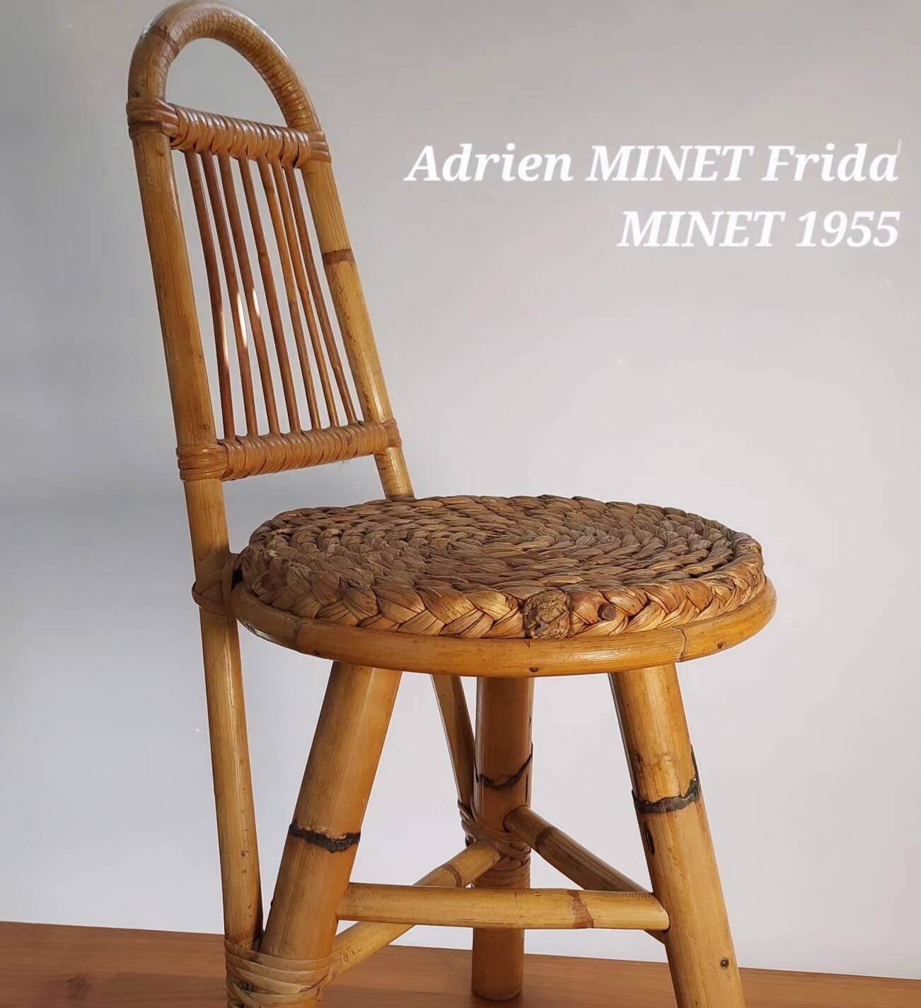 Petite chaise bambou rotin | Selency