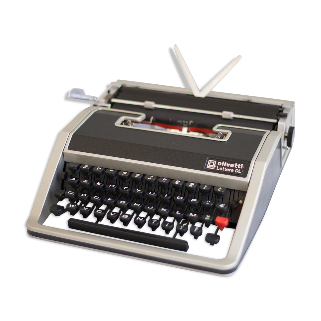 Machine à écrire olivetti lettera dl, typewriter, made in italy, 60's ...