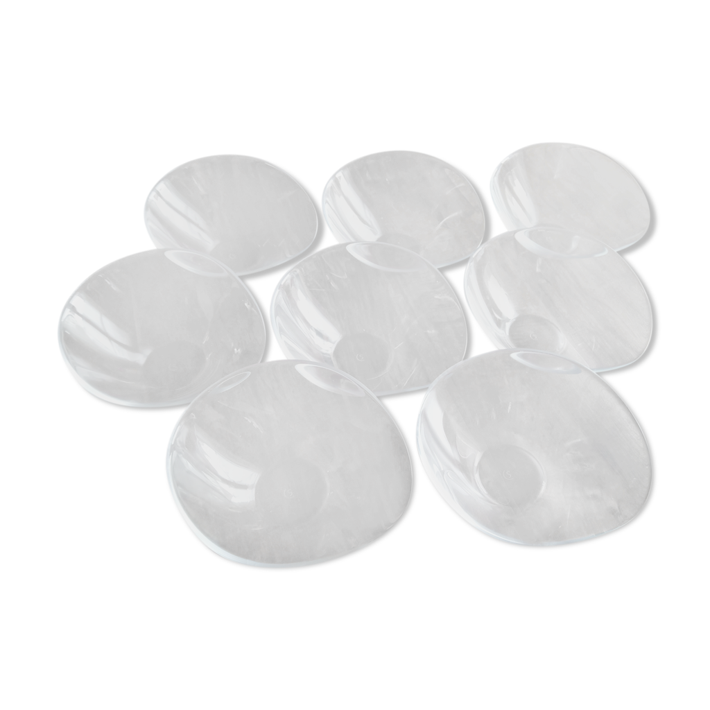 Lot de 8 coupelles en verre ovales et asymétriques | Selency