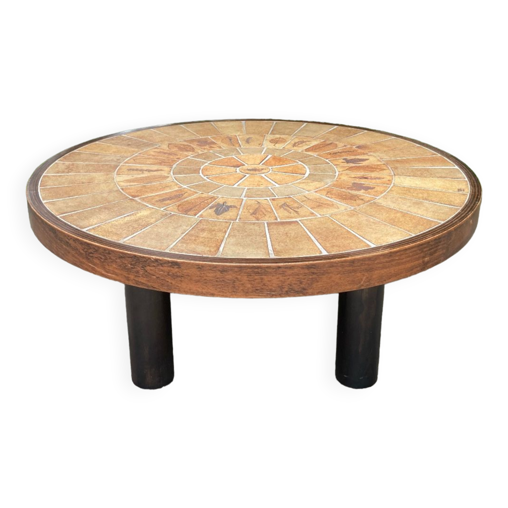 Table basse Roger Capron modèle Herbier | Selency