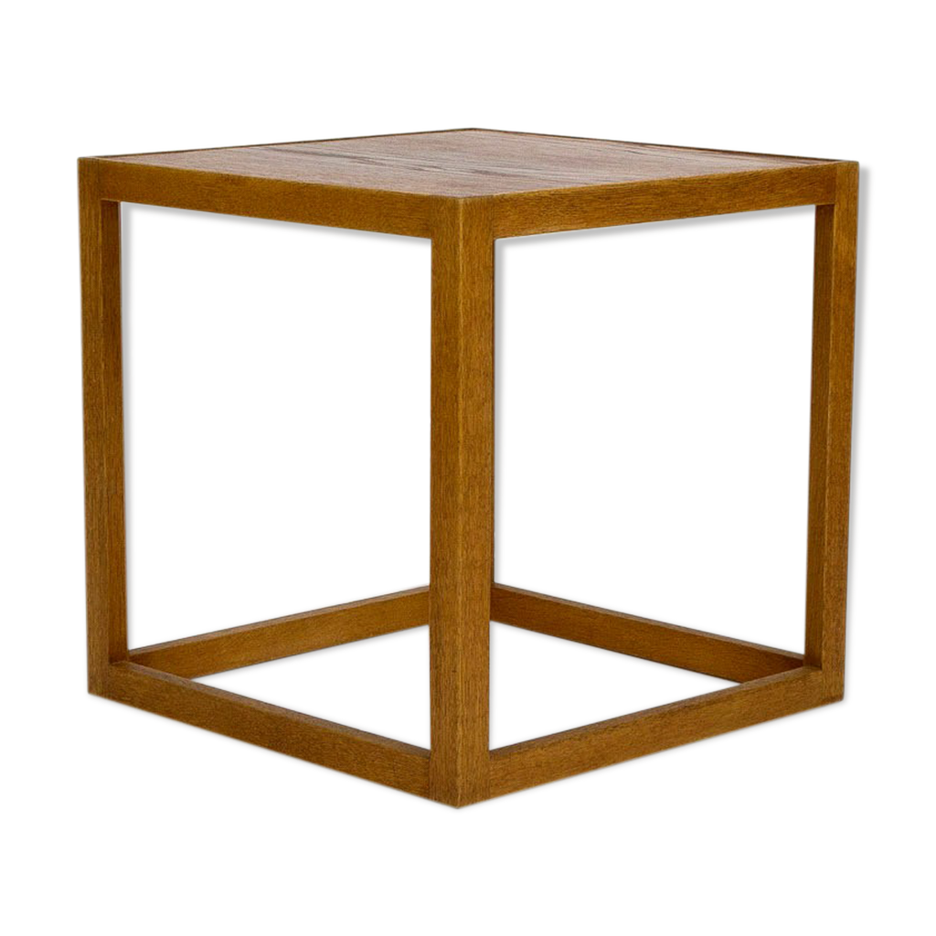 Table d'appoint Cube Kurt Østervig pour Børge Bak, Danemark, années ...