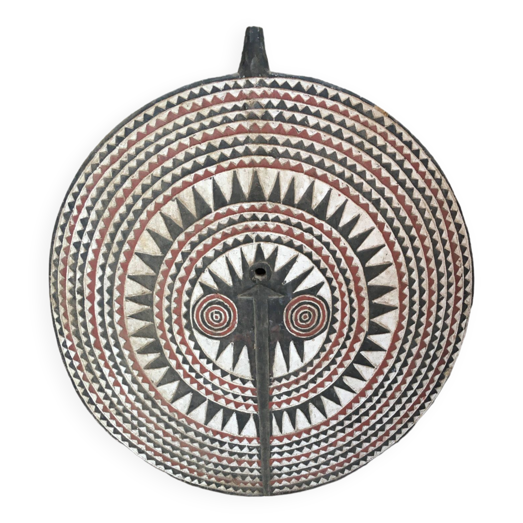 Masque africain soleil bwa mossi burkina faso | Selency
