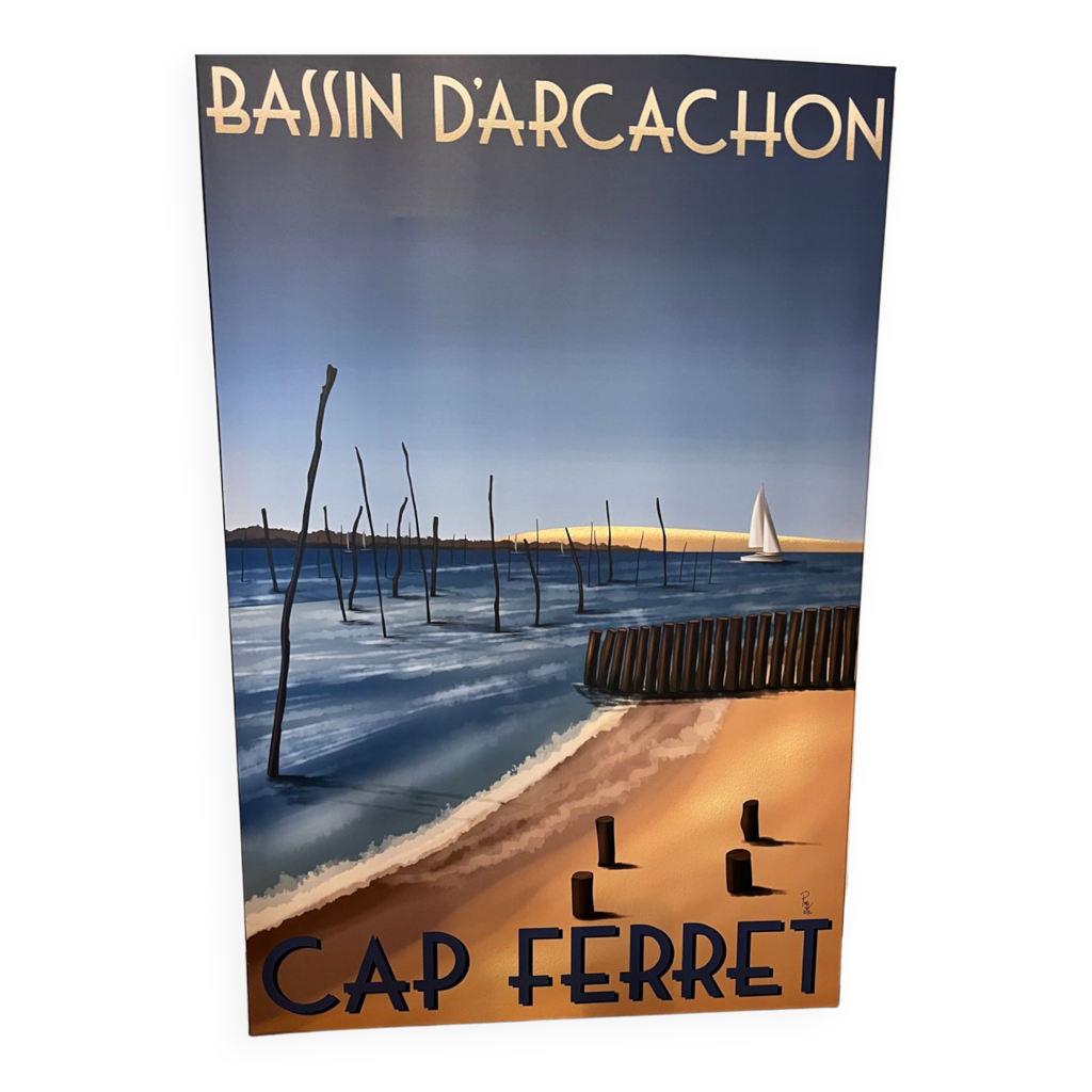 Toile bassin d arcachon popette | Selency