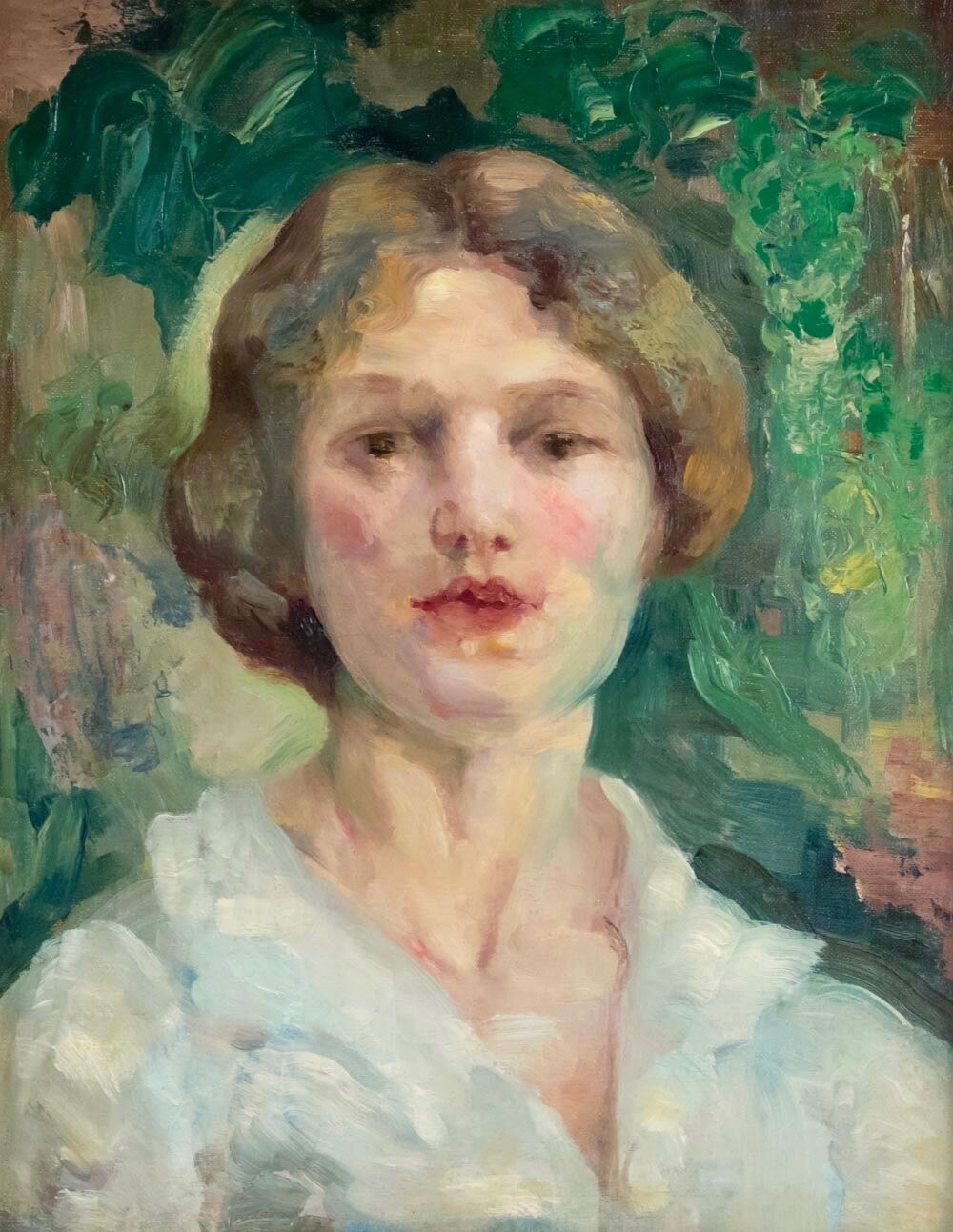 Portrait de jeune femme de Alice Rose Laure Binet 1887 1938 Française ...