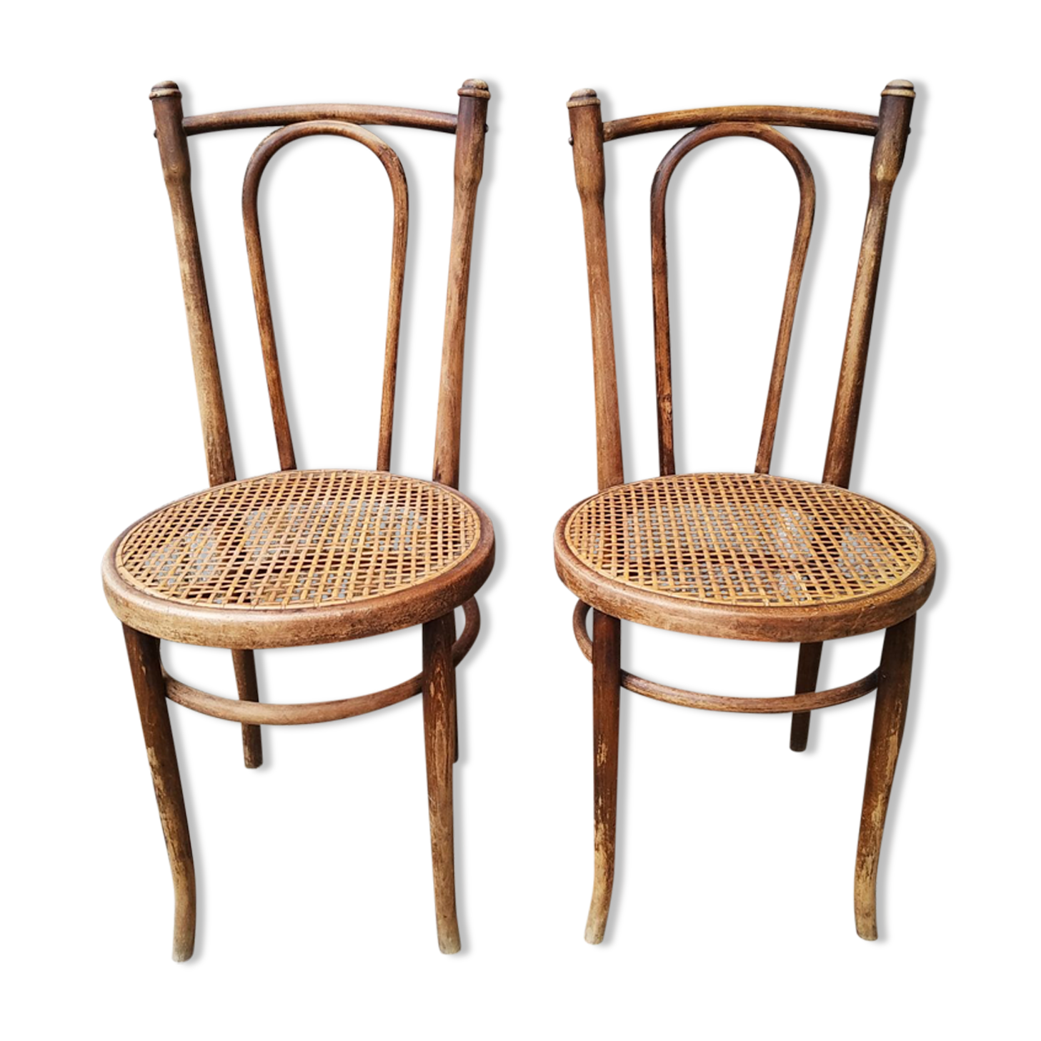 Paire de chaises bistrot Fischel | Selency