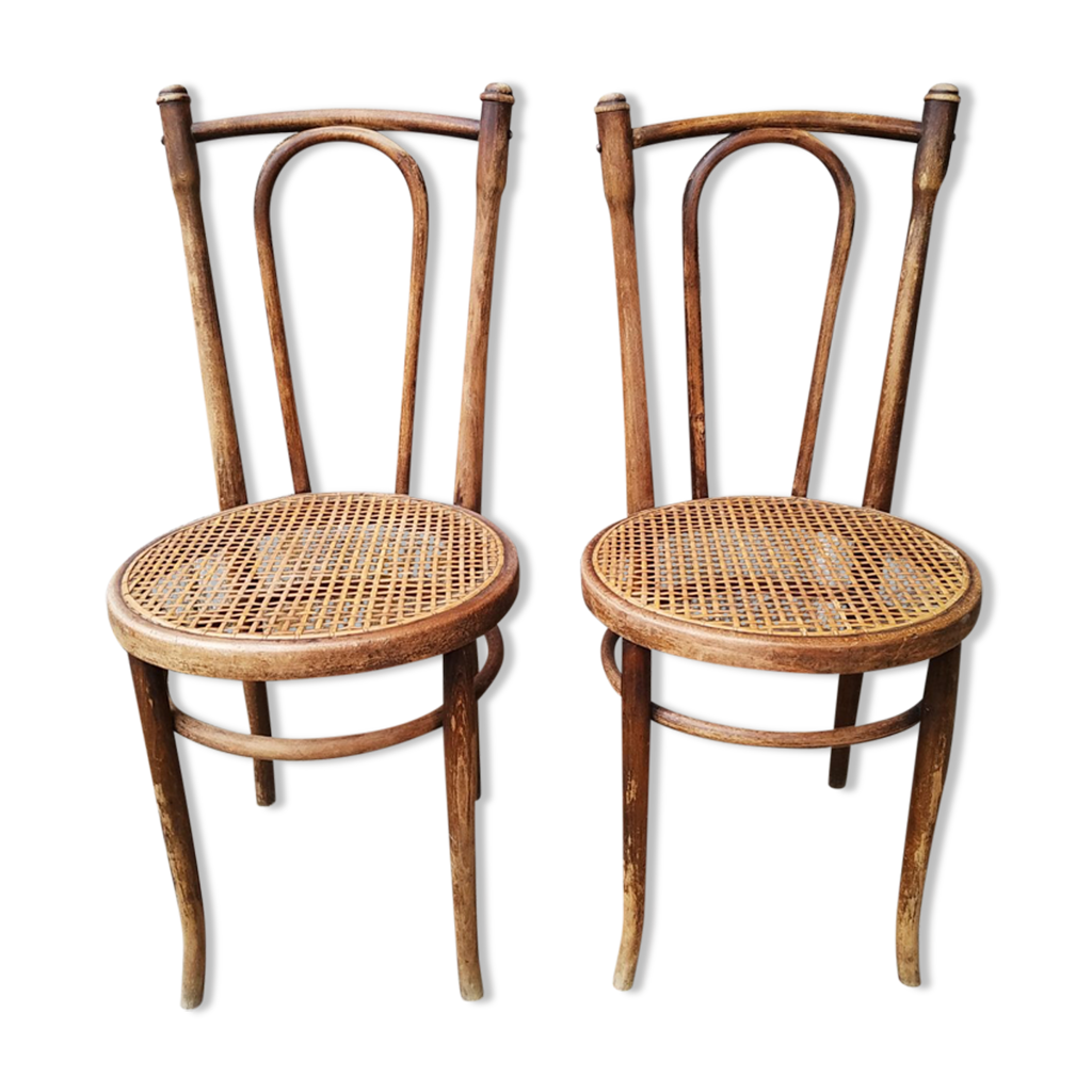 Paire de chaises bistrot Fischel | Selency