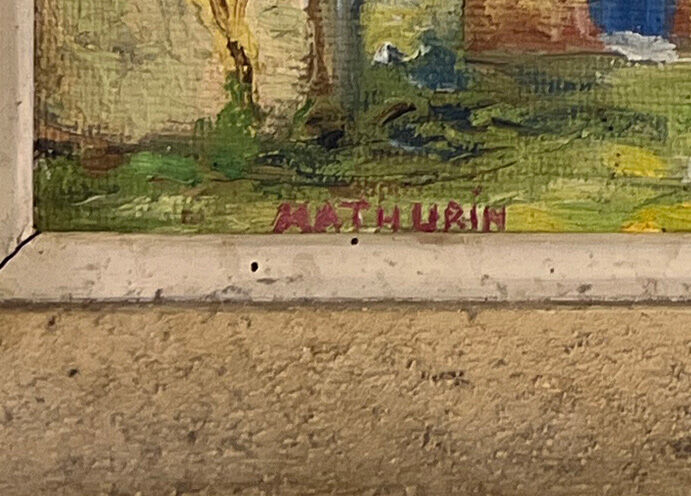 Huile sur panneau de maurice mathurin - peinture | Selency