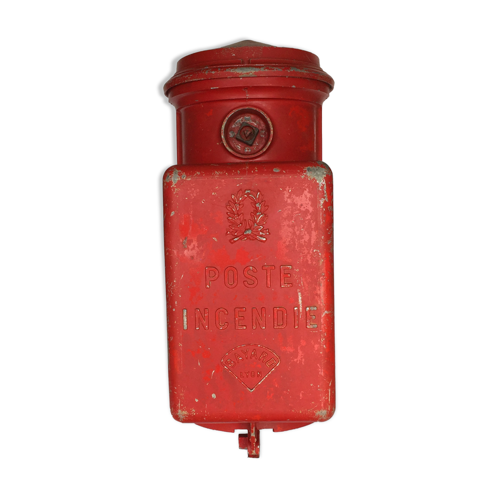 Ancien poteau, borne, bouche, poste d'incendie Bayard Lyon. Déco ...