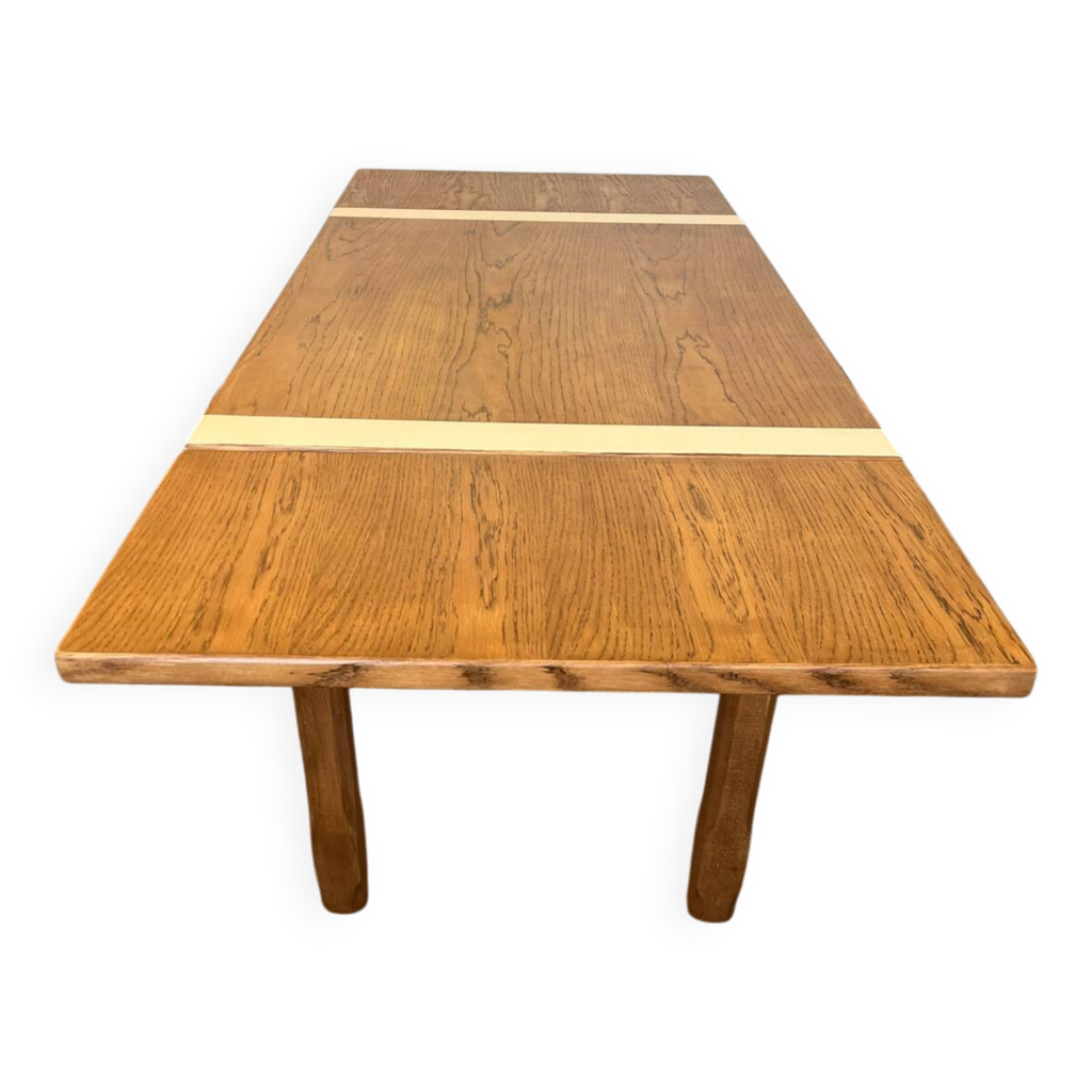 Table de ferme extensible 2 rallonges vintage | Selency